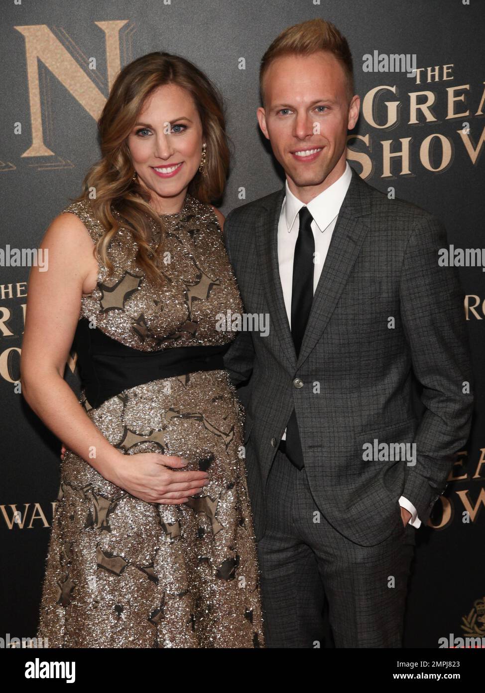 Asher Fogle Paul, left, and Justin Paul, right, attend the world ...