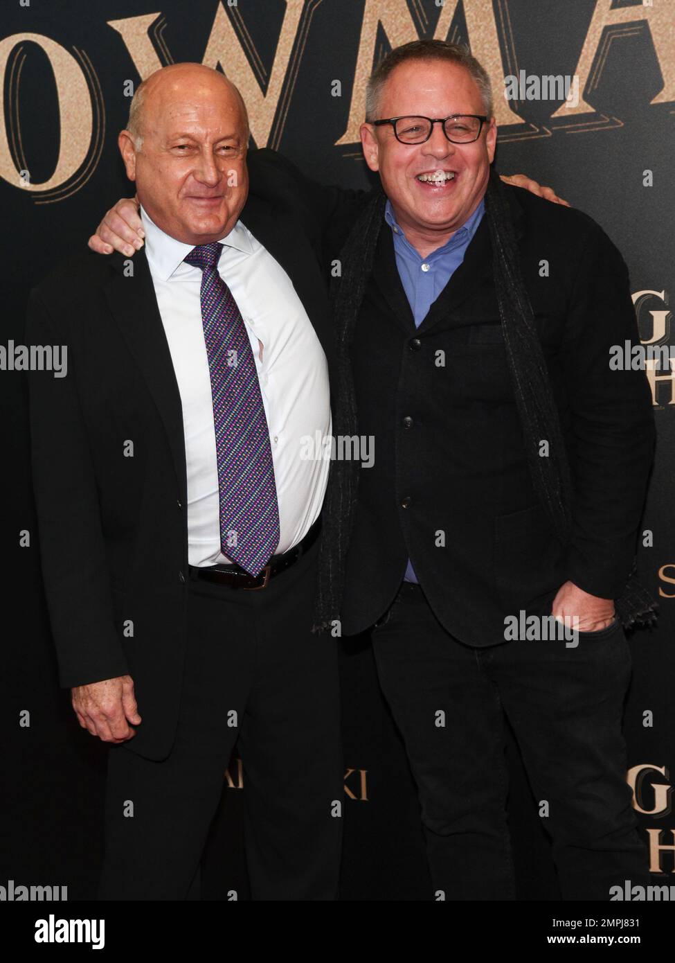 Don Lee, left, and Bill Condon, right, attend the world premiere of ...