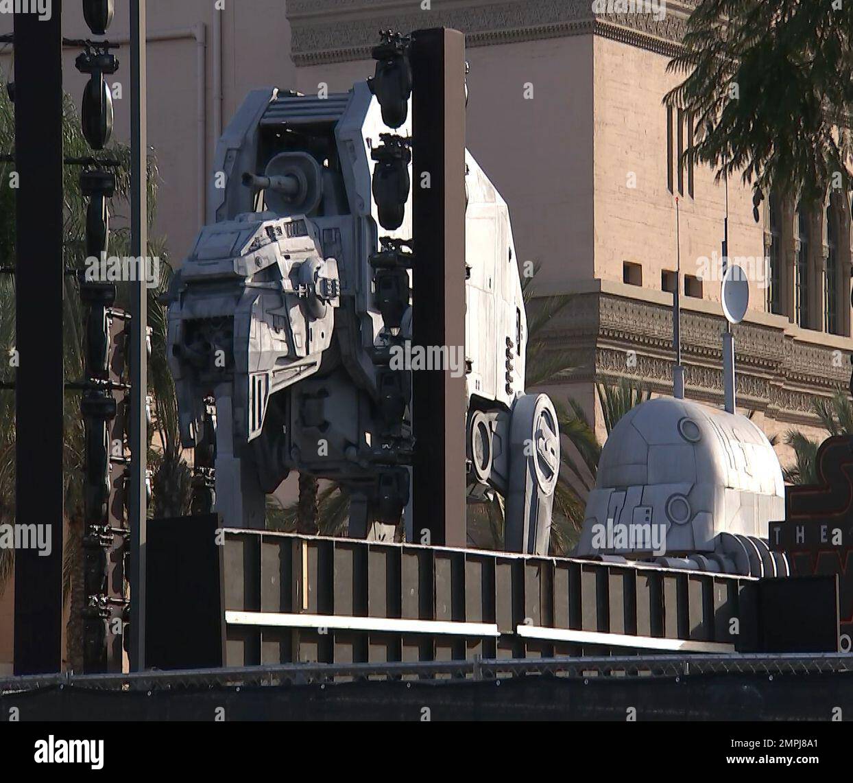 In this still image taken from video, a giant assault vehicle and gun ...