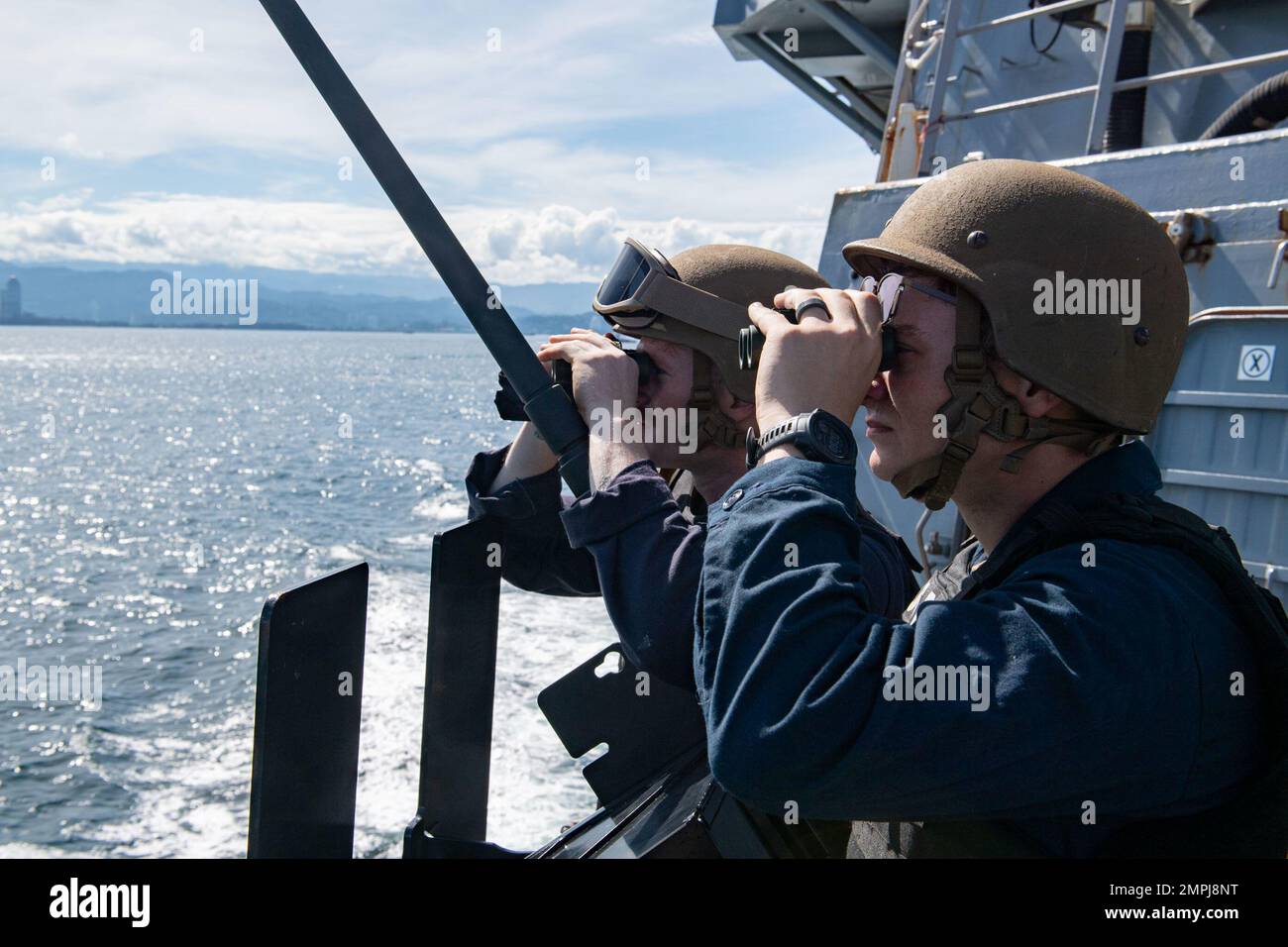 KOTA KINABALU, Malaysia (Oct. 25, 2022) Fire Controlman 2nd Class Blake ...