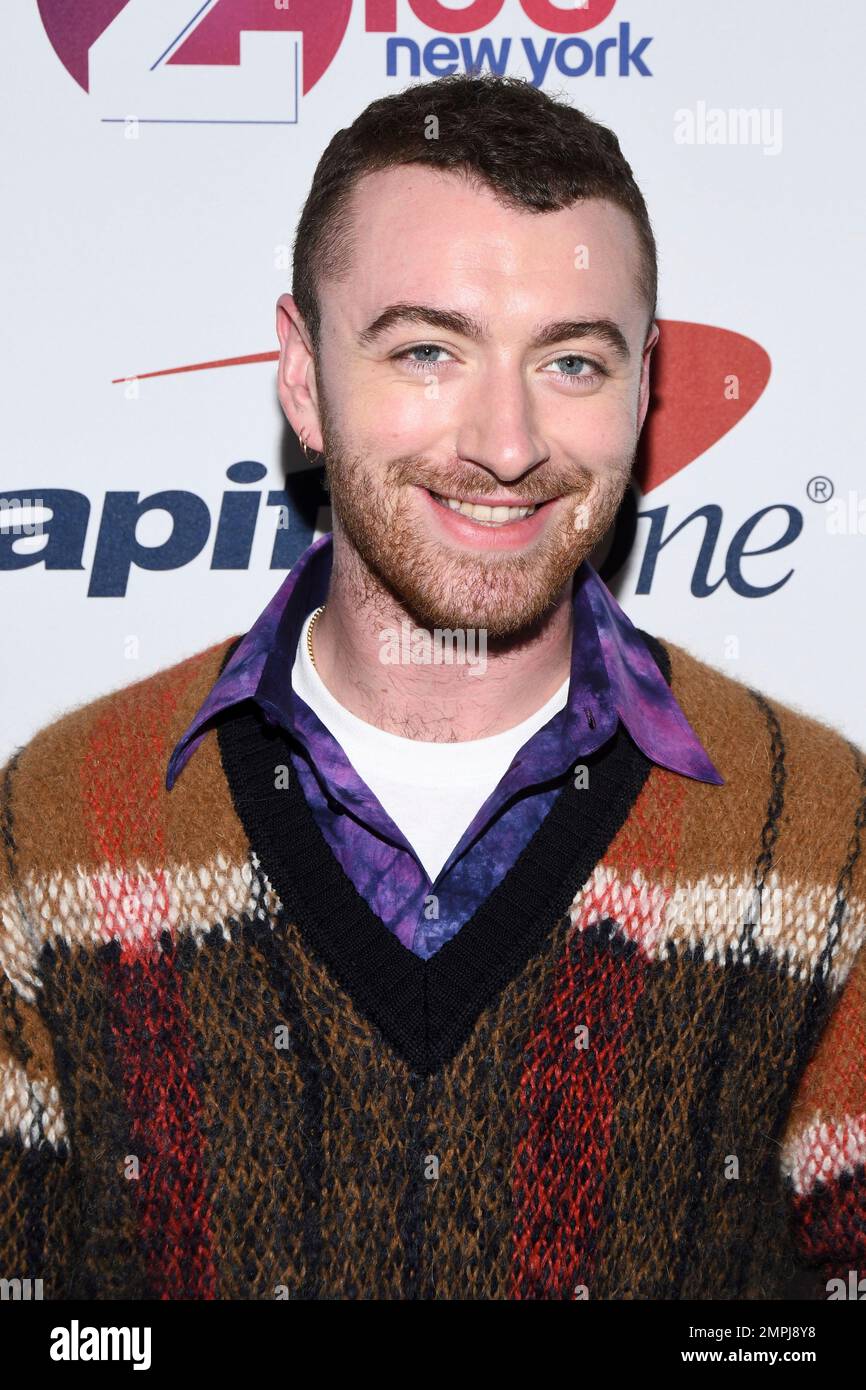 Sam Smith attends Z100's iHeartRadio Jingle Ball at Madison Square ...