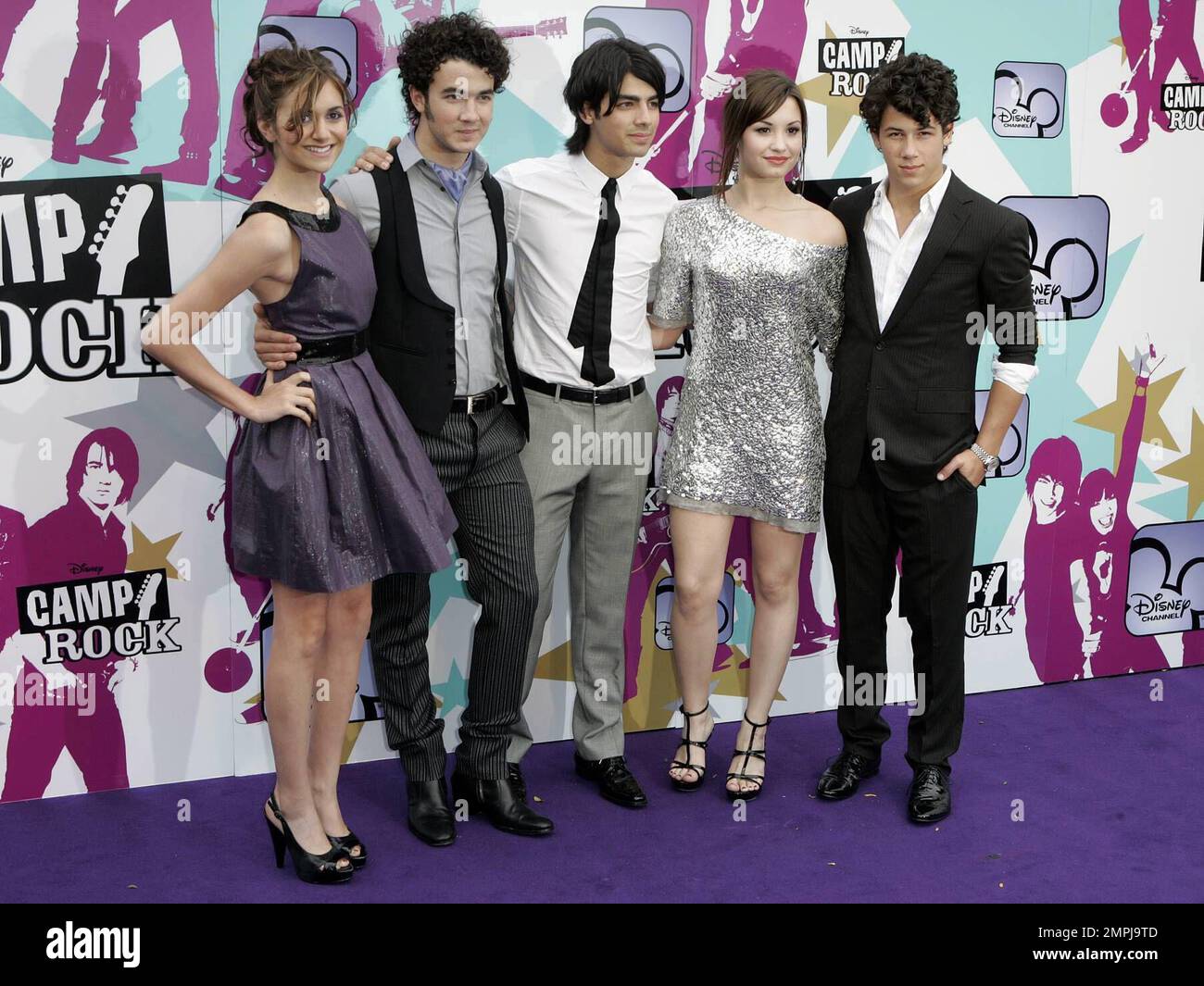 Alison Stoner, Demi Lovato and the Jonas Brothers attend the European ...