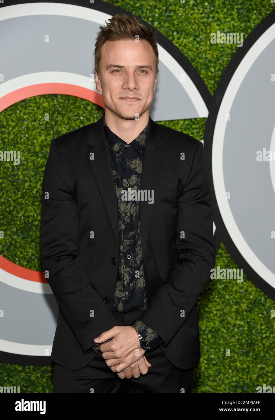 Matt Cutshall arrives at the GQ Men of the Year Party at the Chateau ...