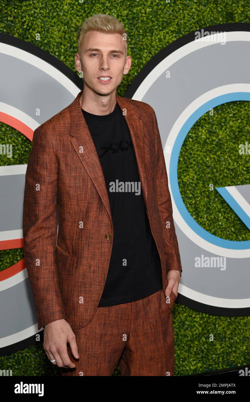 Machine Gun Kelly arrives at the GQ Men of the Year Party at the ...