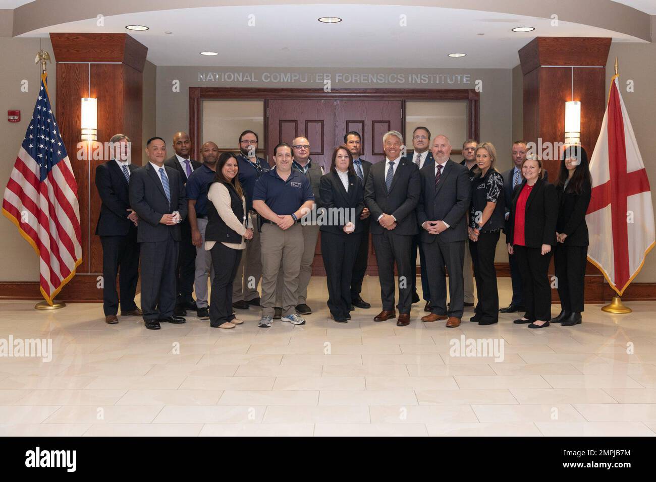 Director of the United States Secret Service, Kimberly Cheatle (center ...