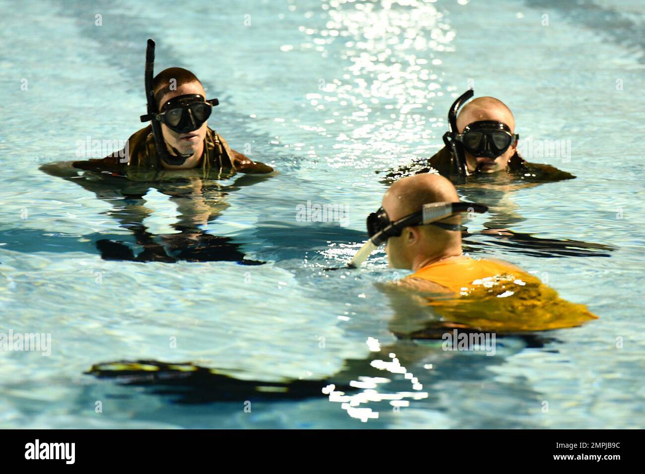 Navy personnel perform High Risk Water Training in preparation for ...