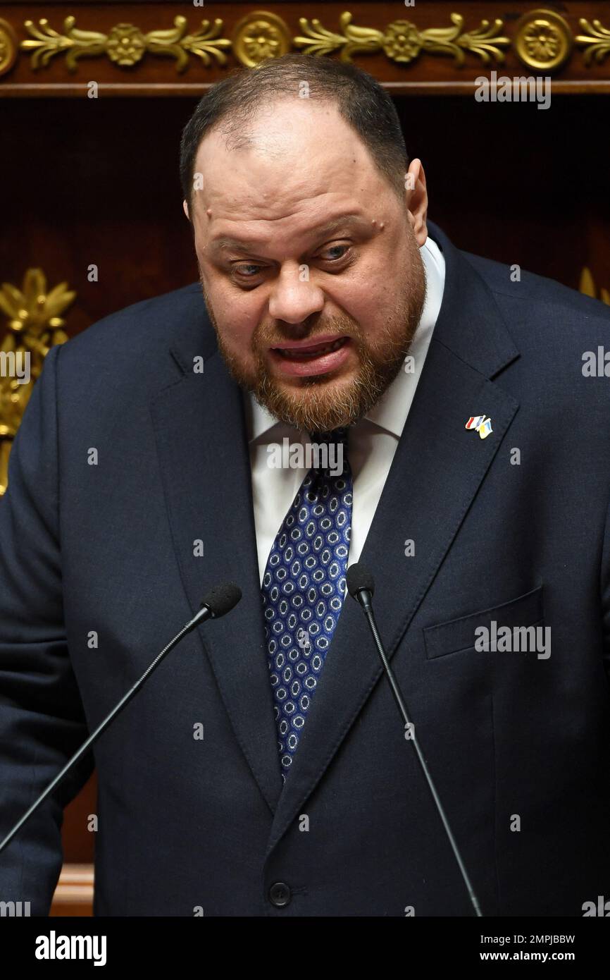 President of the Rada, the parliament of Ukraine, Ruslan Stefantchuk ...