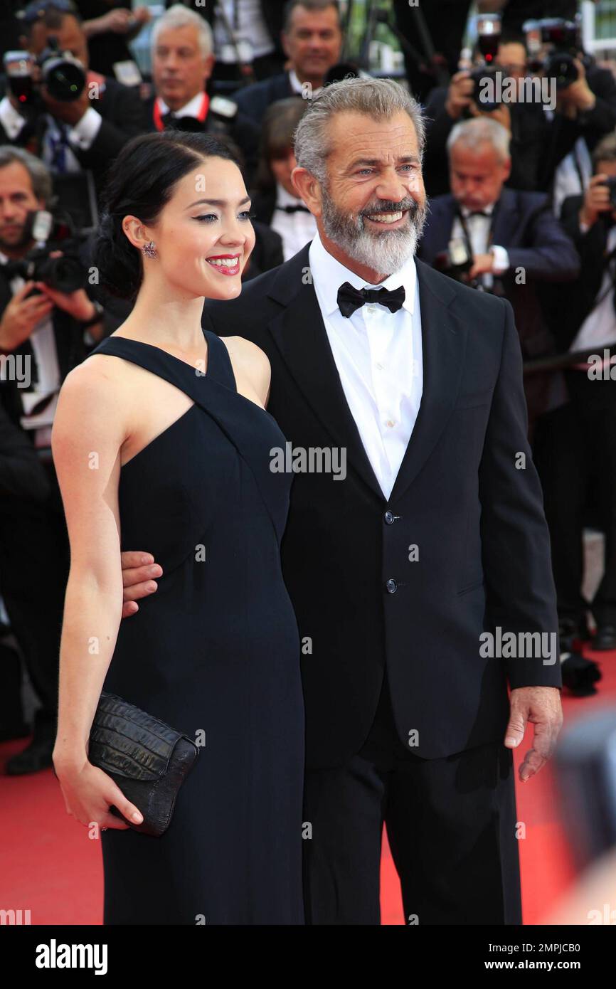 Mel Gibson and Rosalind Ross attends the Closing Ceremony during Cannes ...