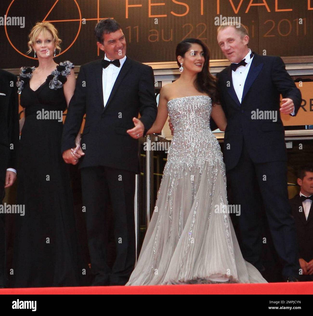 Melanie Griffith, Antonio Banders, Salma Hayek and Francois-Henri ...