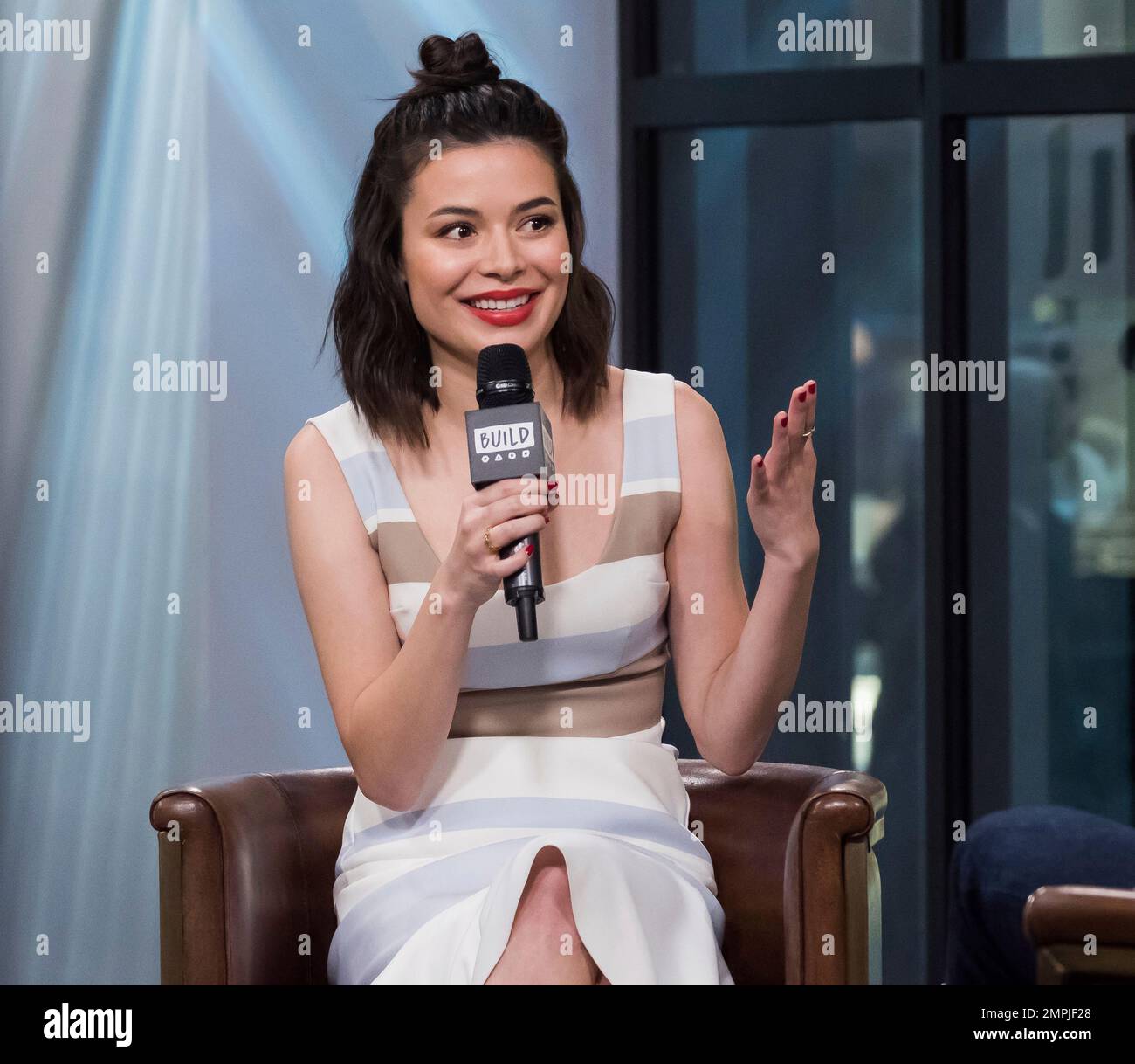 Miranda Cosgrove participates in the BUILD Speaker Series to discuss ...