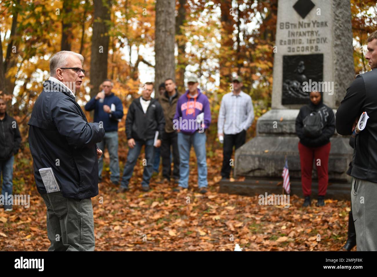 Col. Donald Wren, 445th Mission Support Group commander, addresses ...