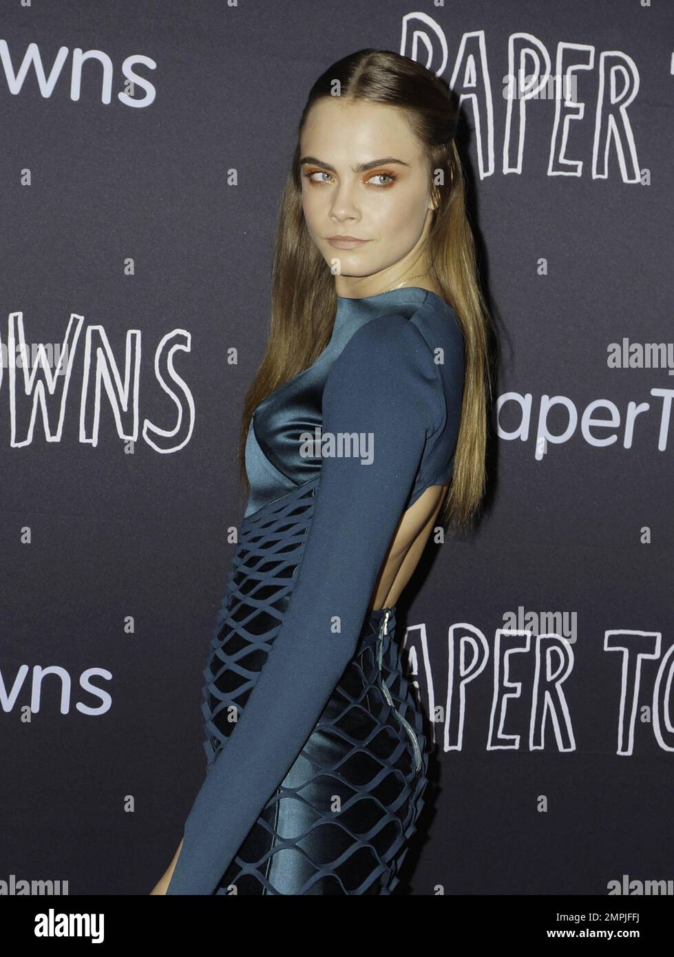 Model Cara Delevigne at the Australian Premiere of "Paper Towns" in ...