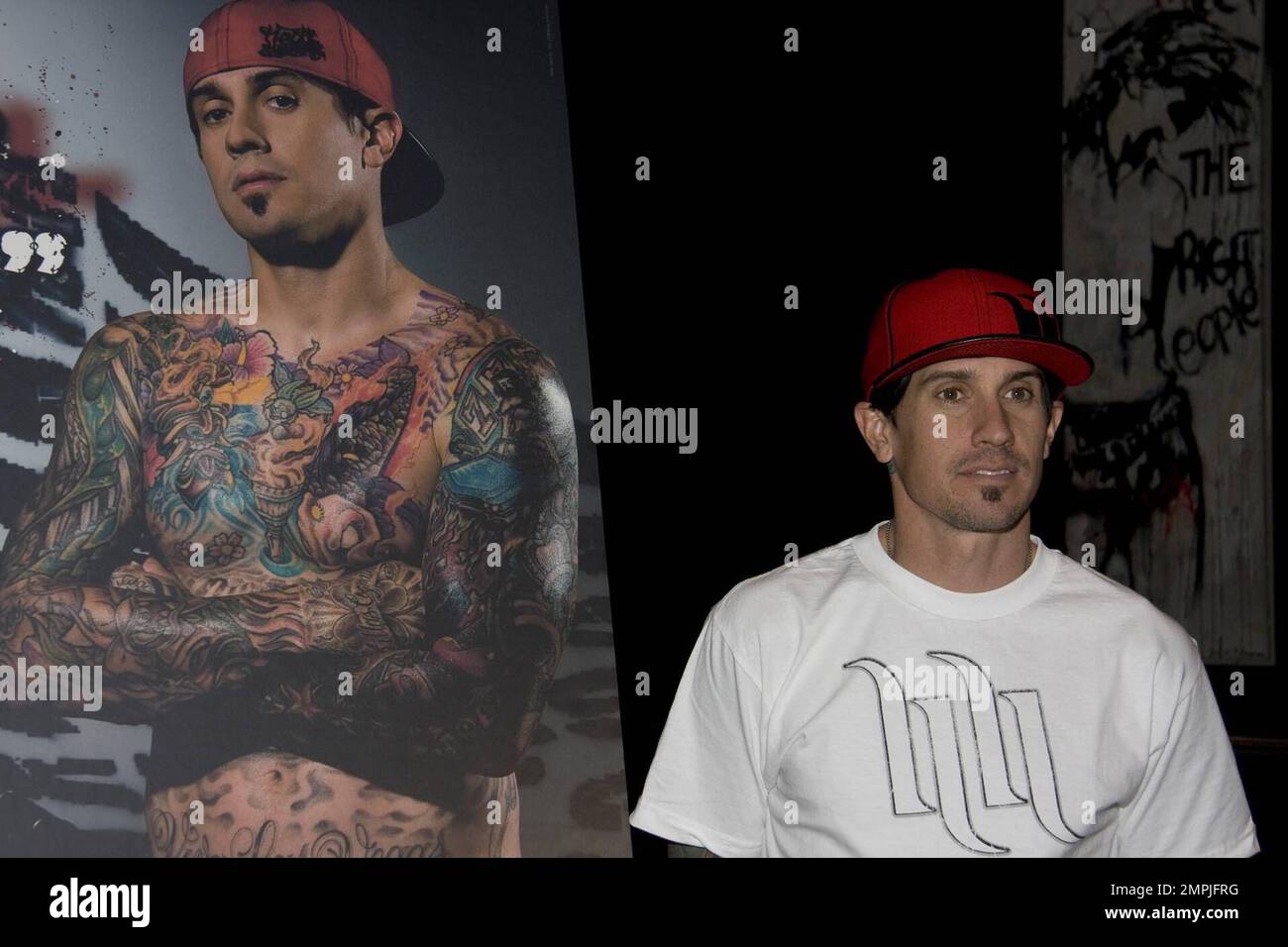 Motocross star Carey Hart unveils his new PETA promotional ad which ...