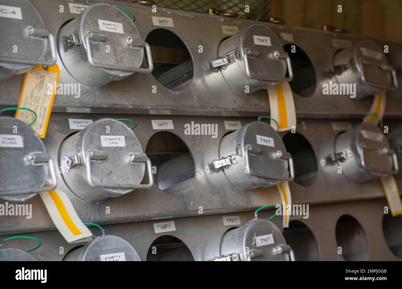 GREAT LAKES, Il. (Oct. 27, 2022) Explosives that are used in the ...