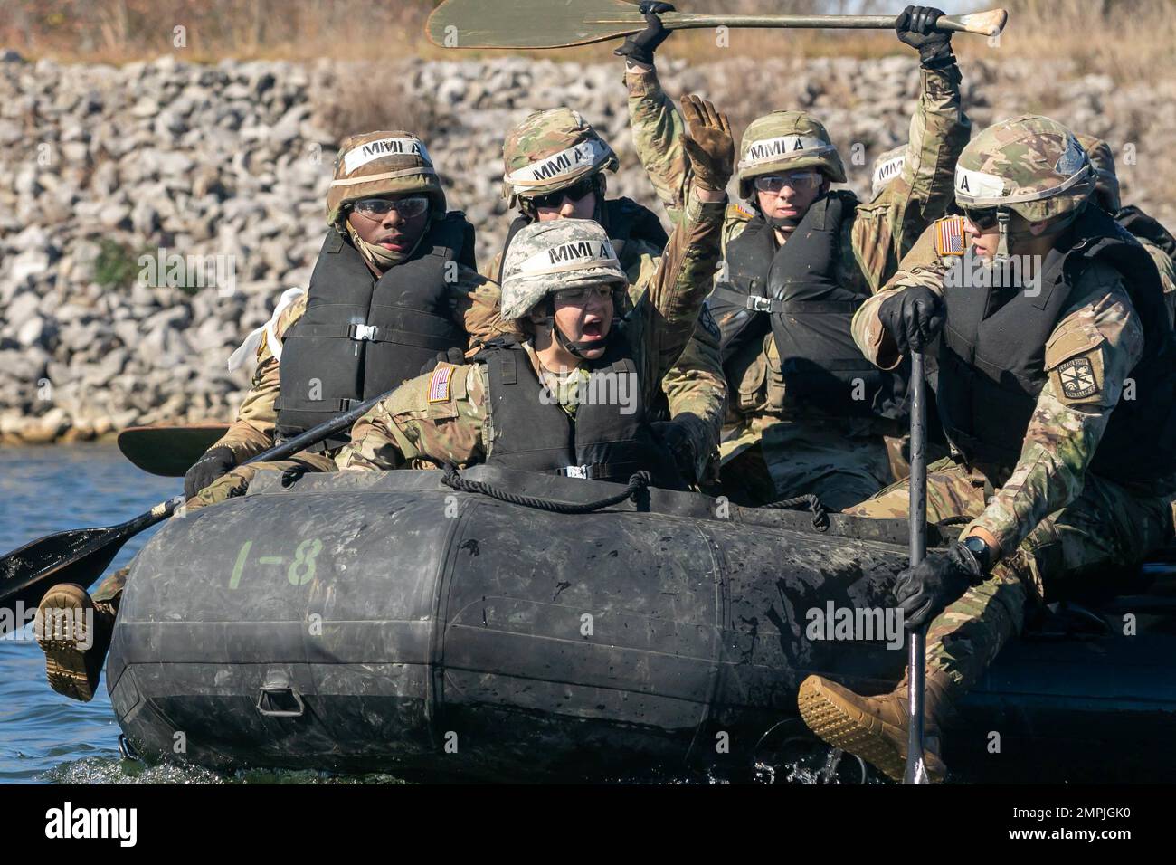 Marion Military Institute’s alpha team paddles on Lower Douglas Lake ...