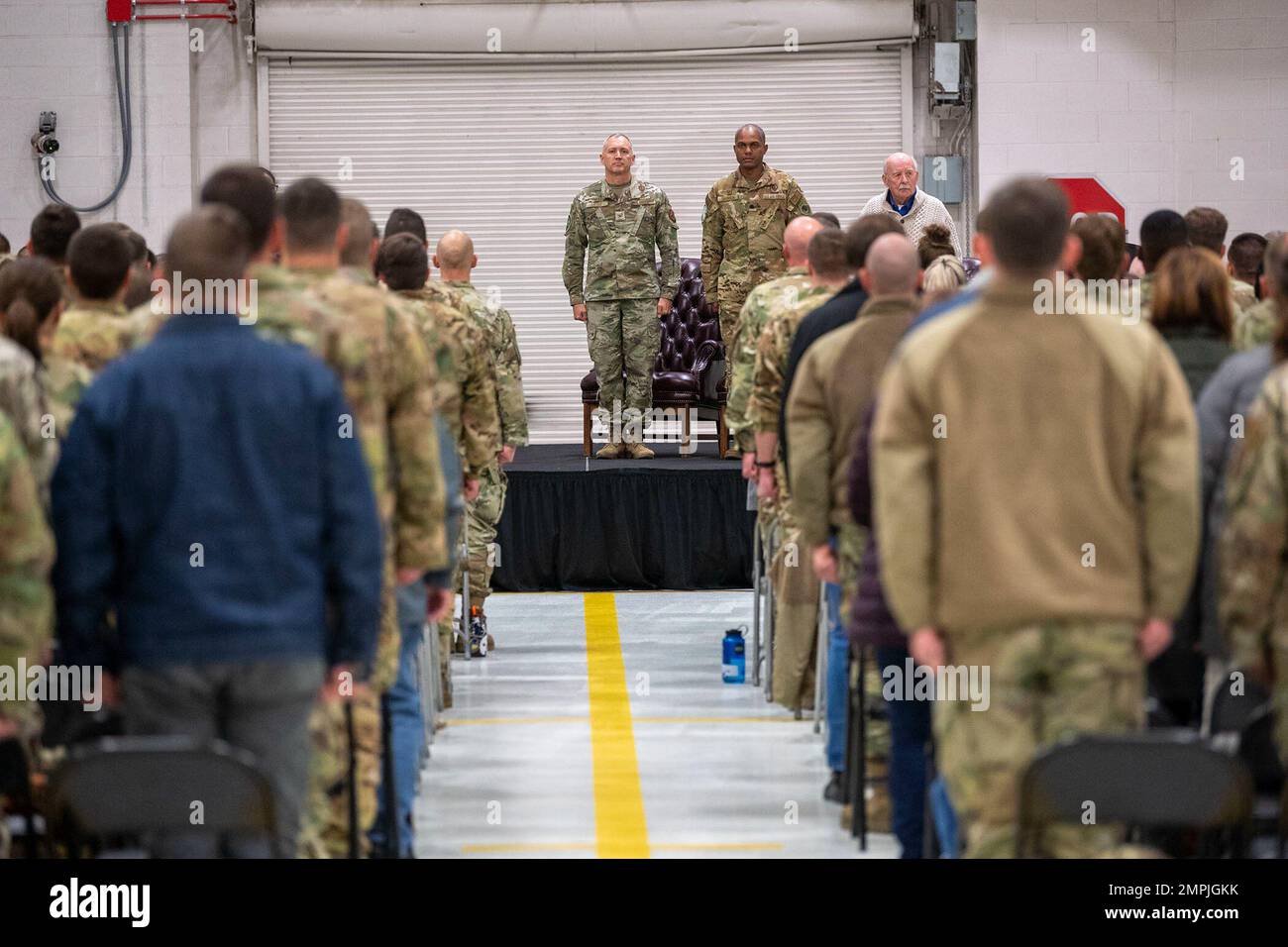 Col. Barry Little, 341st Missile Wing commander, left, and Lt. Col ...