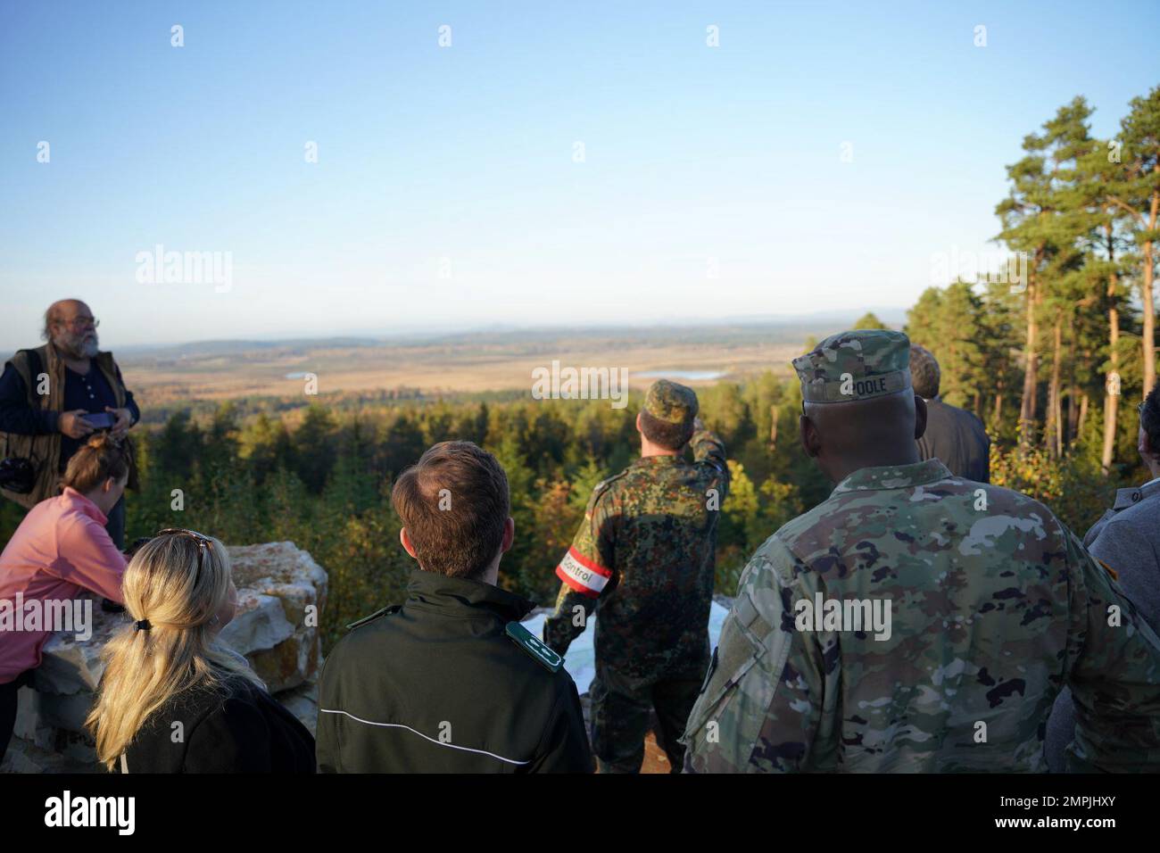 USAG Bavaria Garrison Commander Col. Poole, his wife Patricia , and ...