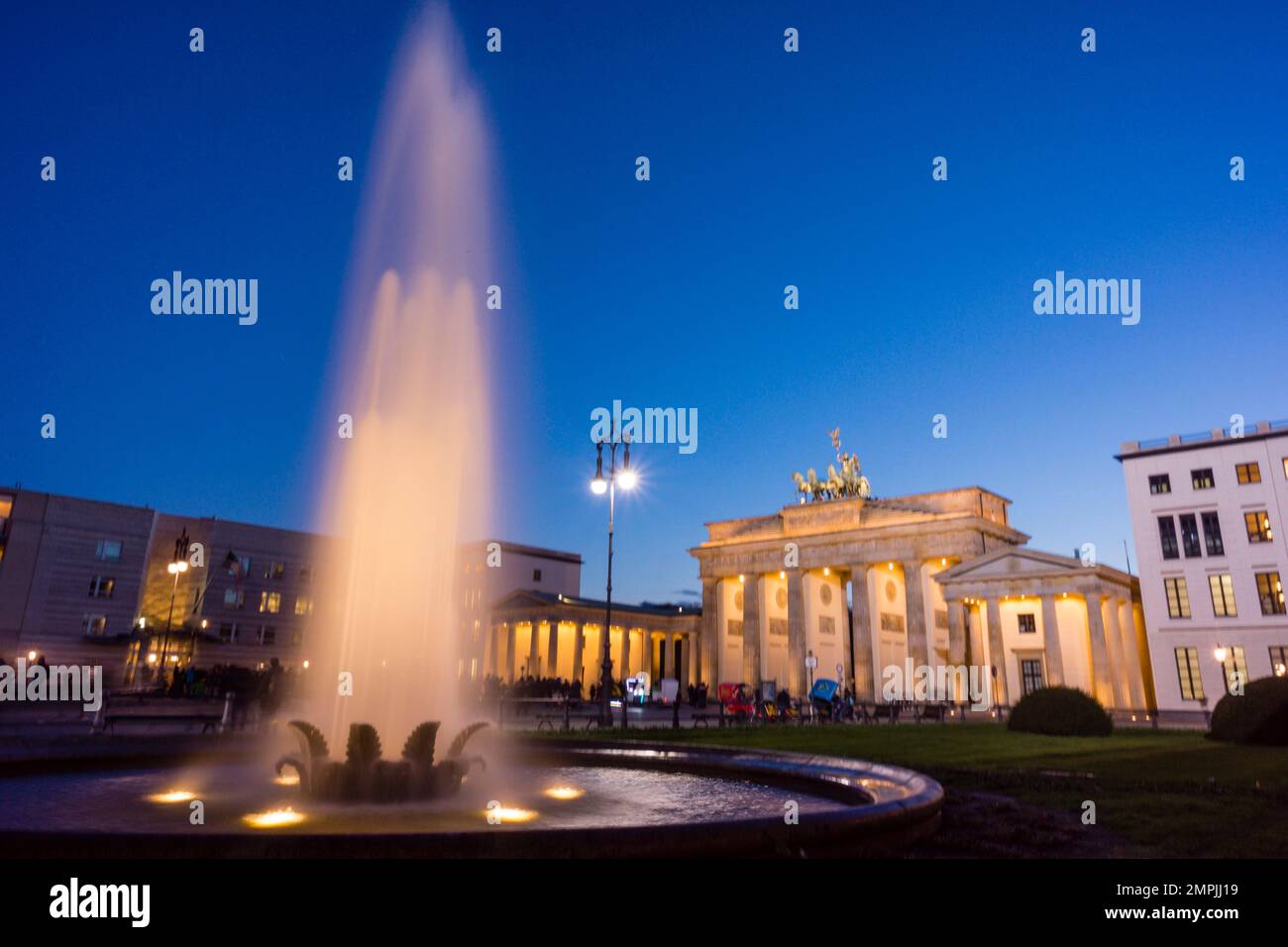 Brandenburg Gate by architect Carl Gotthard Langhans, Berlin, Germany ...