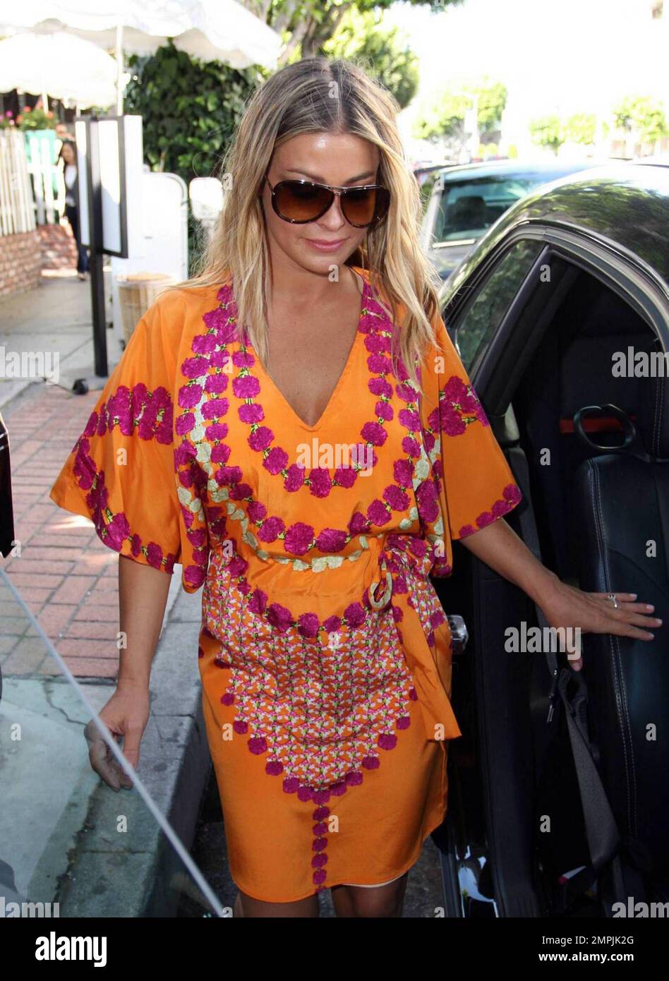 Carmen Electra and Rob Patterson lunch at the Ivy in Los Angeles, Ca. 9 ...