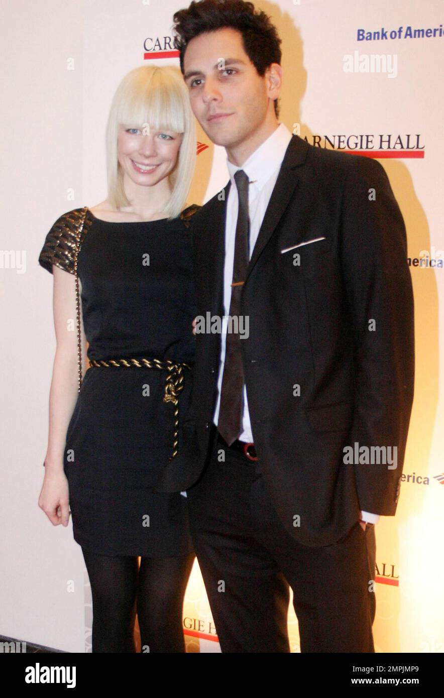 Erin Fetherston and Gabe Saporta pose for photographers 120th ...