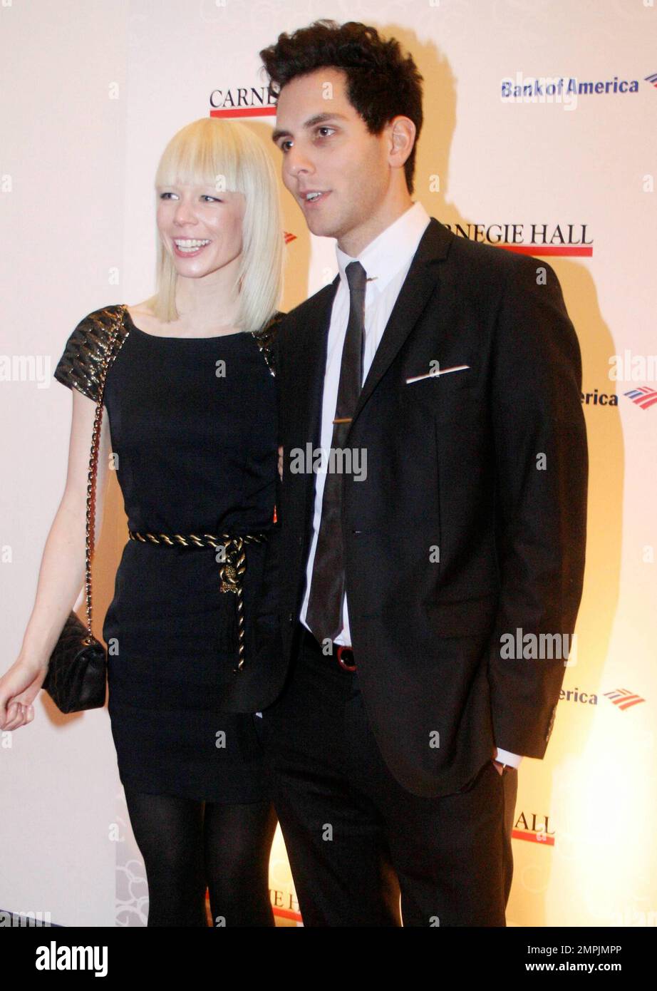 Erin Fetherston and Gabe Saporta pose for photographers 120th ...