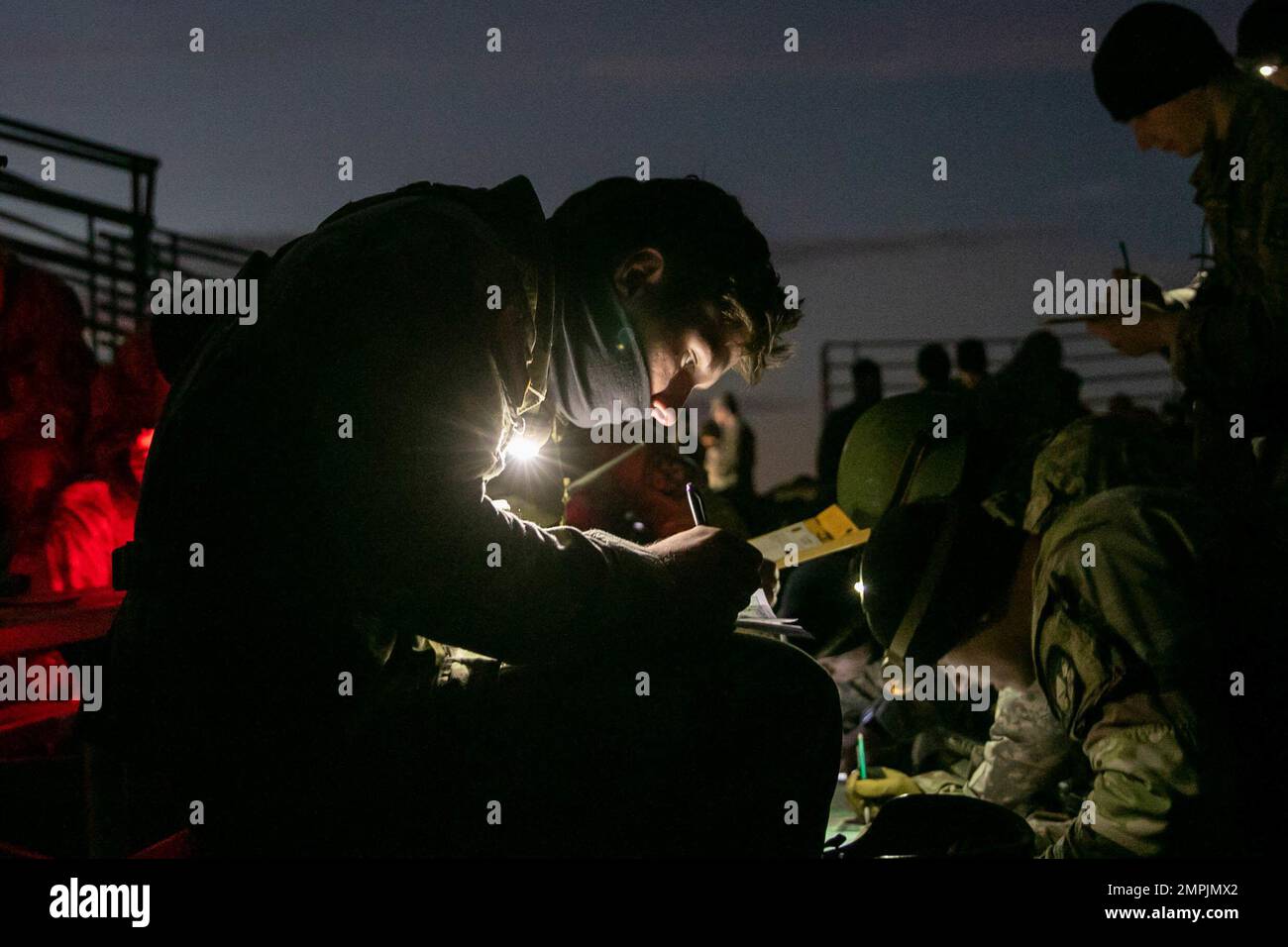 A Cadet from the university of North Georgia plots a route to different ...