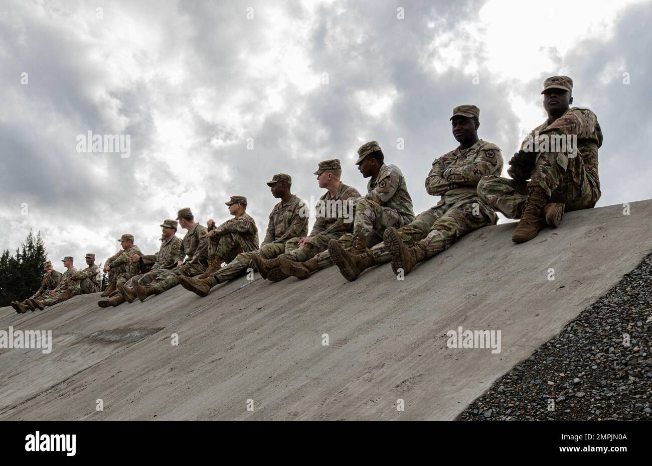 U.S. Soldiers from the 555th Engineer Brigade with support from 557th ...