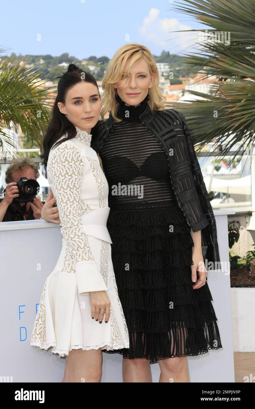 Rooney Mara and Cate Blanchett at the “Carol” Photocall during the 68th ...