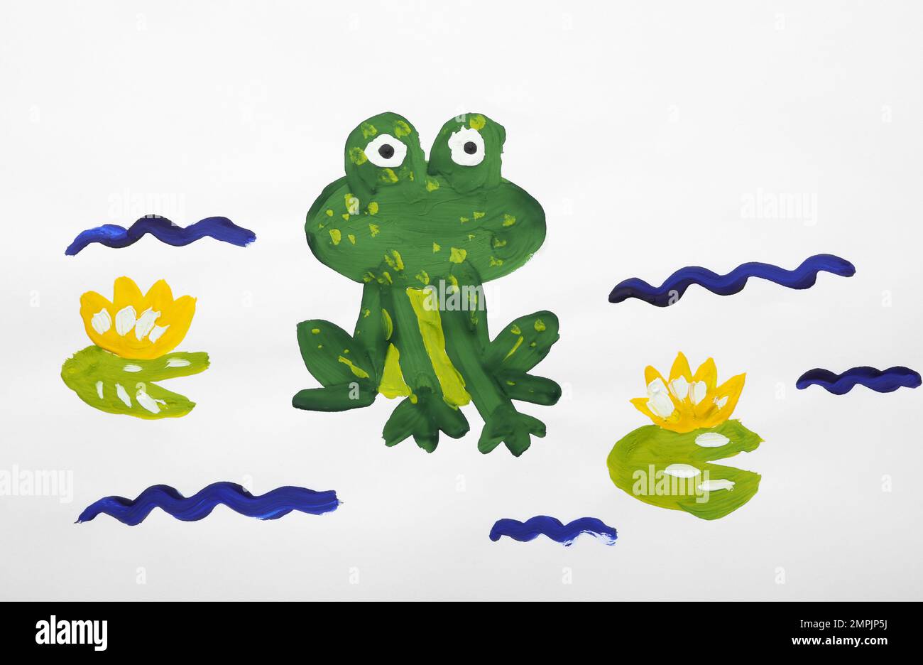 Frog Painting Kids