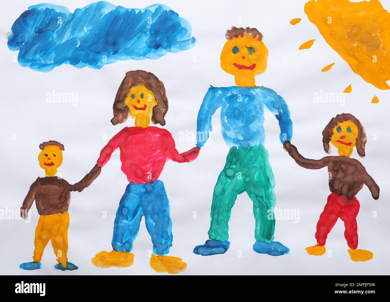 Cartoon dad and kid hi-res stock photography and images - Alamy