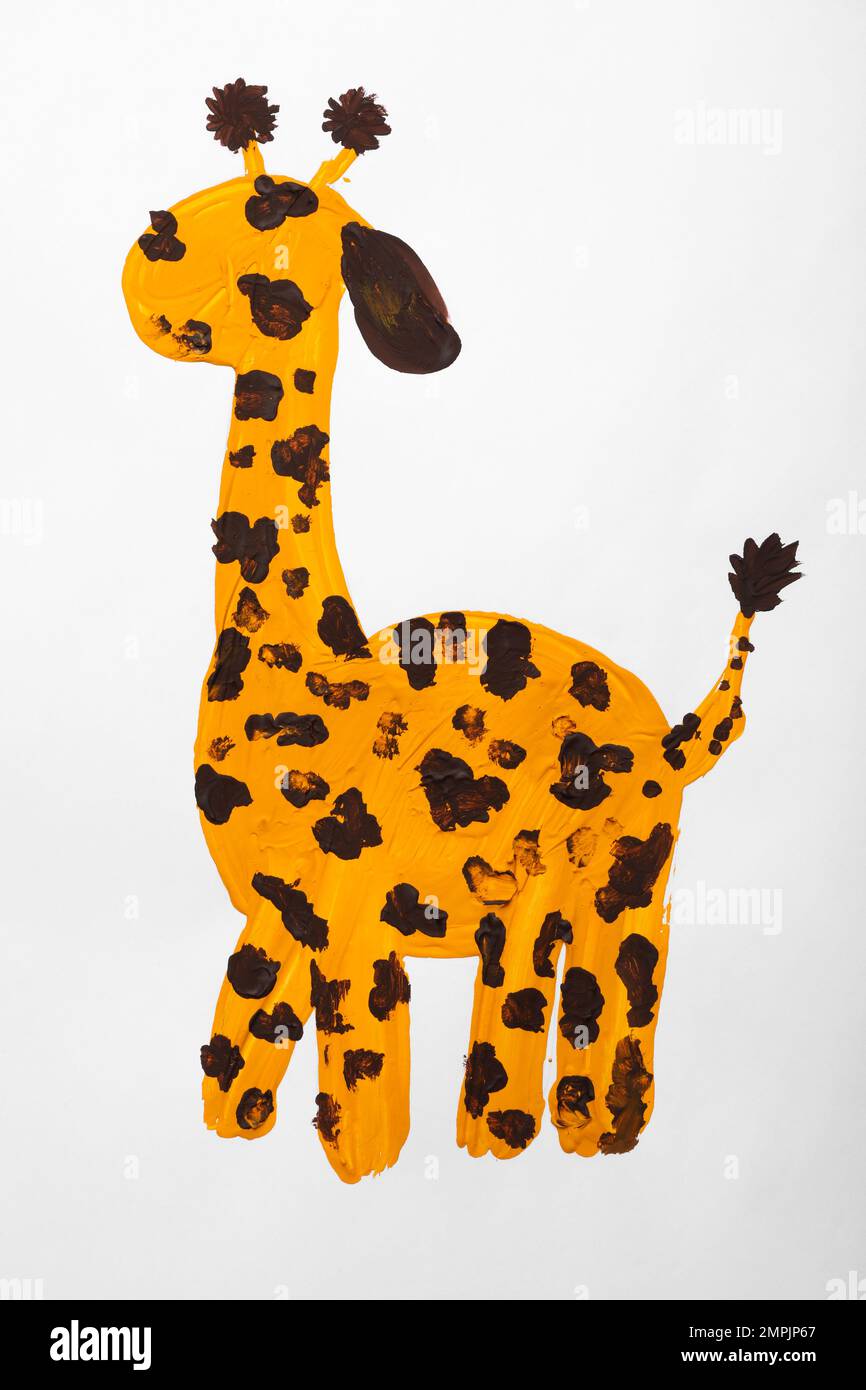 Giraffe paint hi-res stock photography and images - Alamy