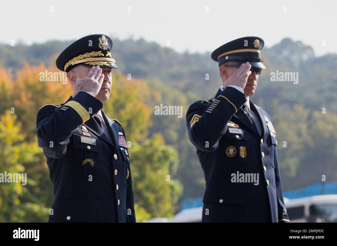 19th ESC Commander, Brig Gen. Frederick Crist (left) and 19th ESC ...