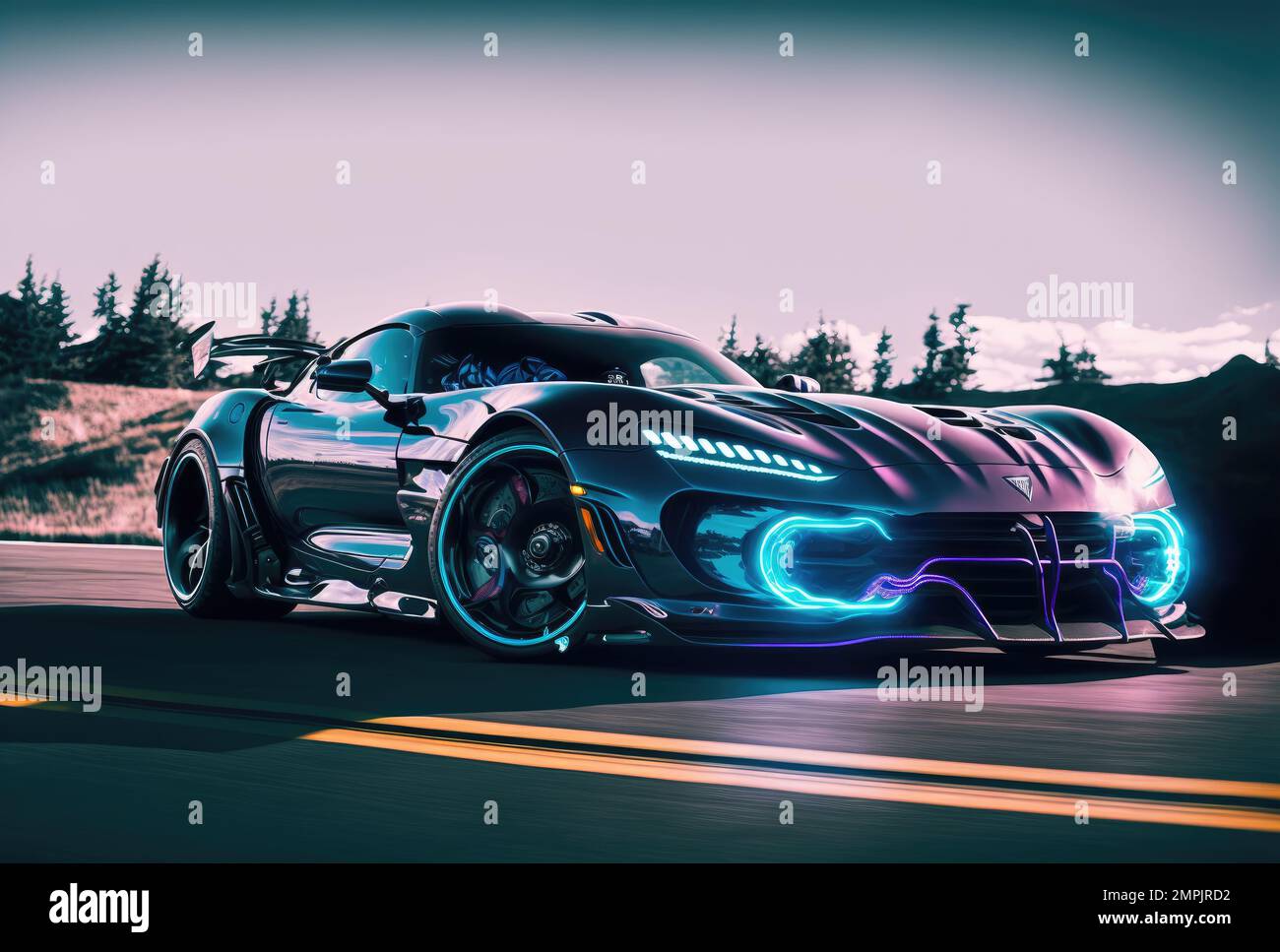 Headlights illustration hi-res stock photography and images - Alamy