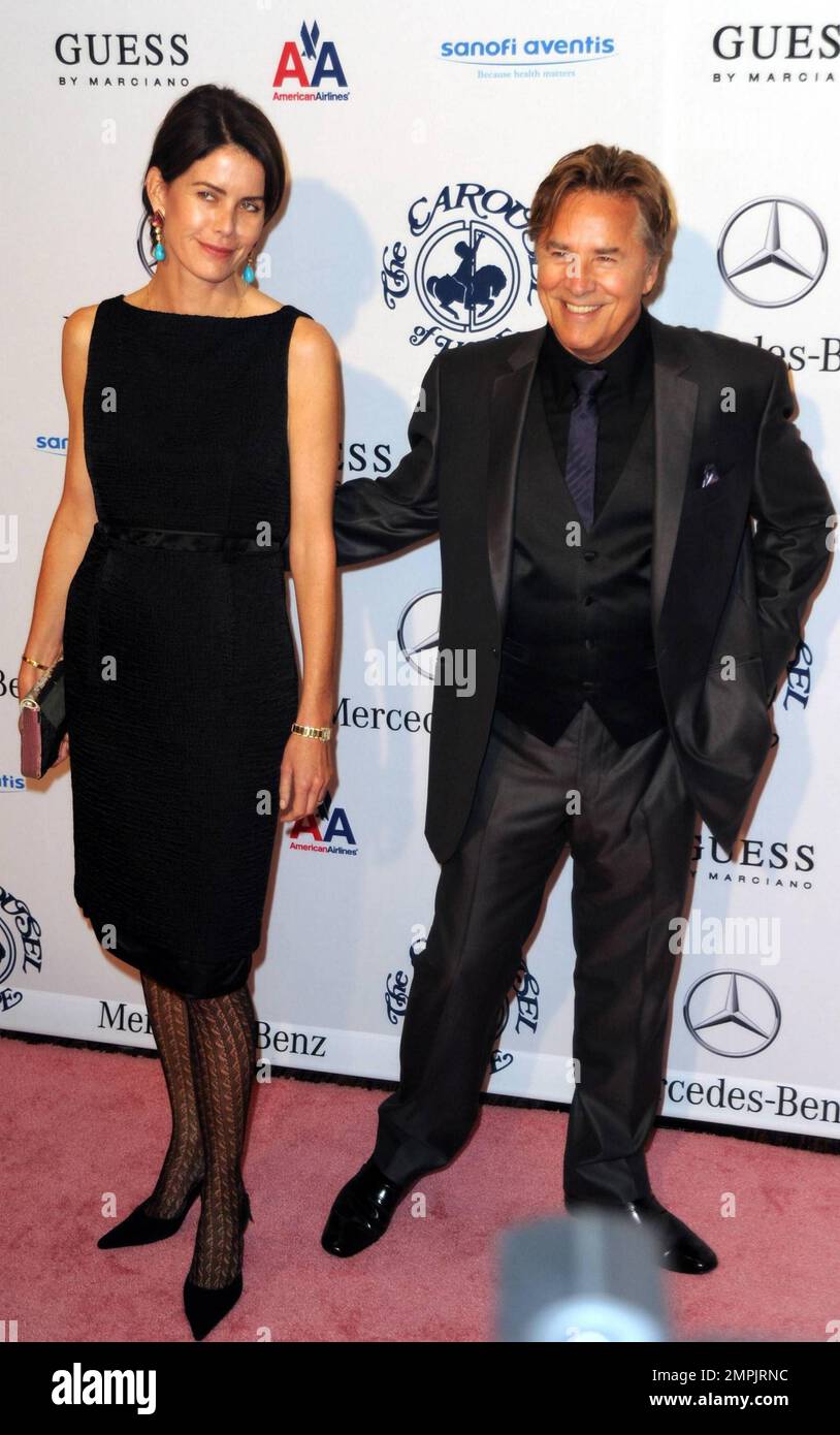 Don Johnson and wife Kelley Phleger attending the 32nd Anniversary ...