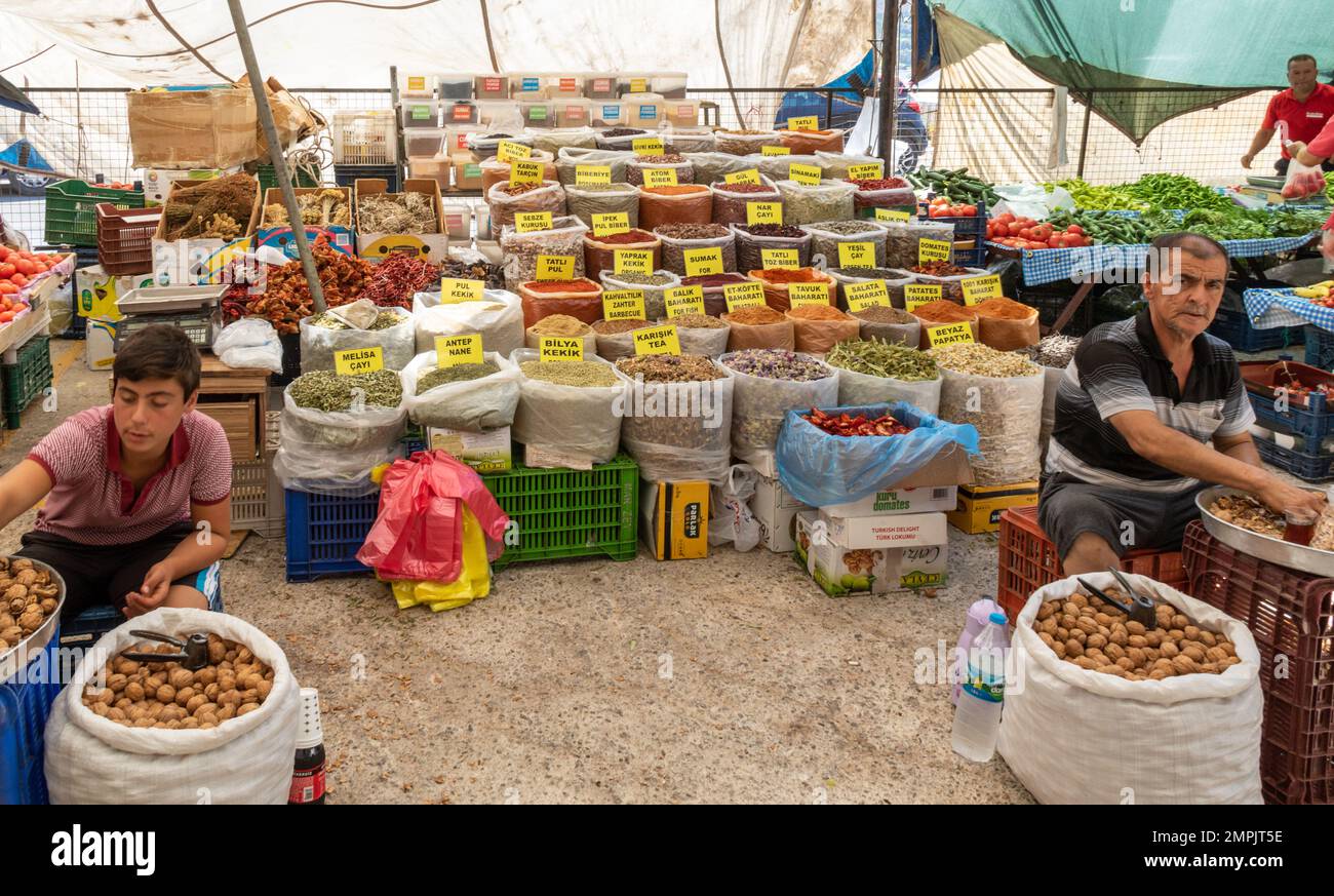 Bodrum market turkey hi-res stock photography and images - Alamy