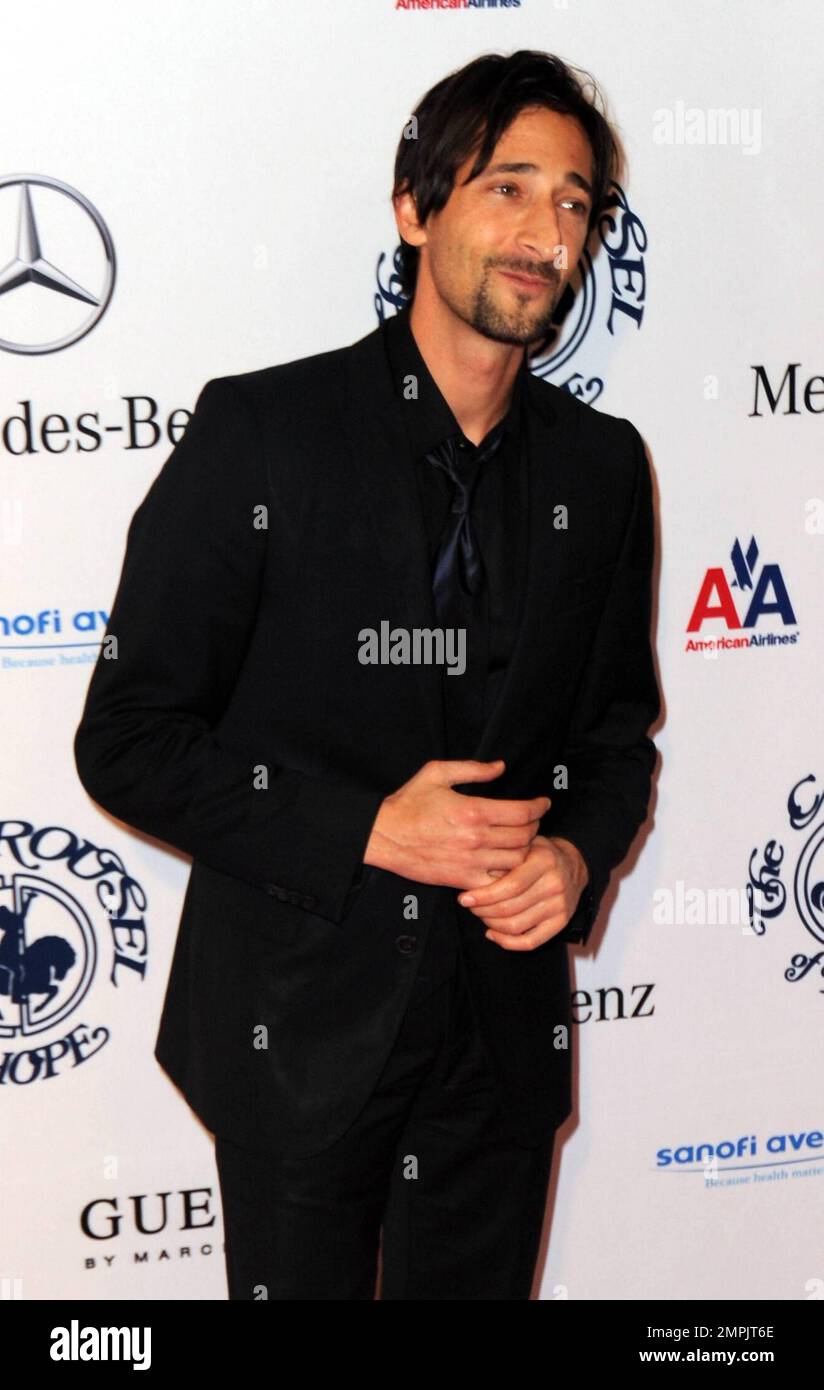 Adrien Brody at the 32nd Anniversary Carousel of Hope Ball at the ...