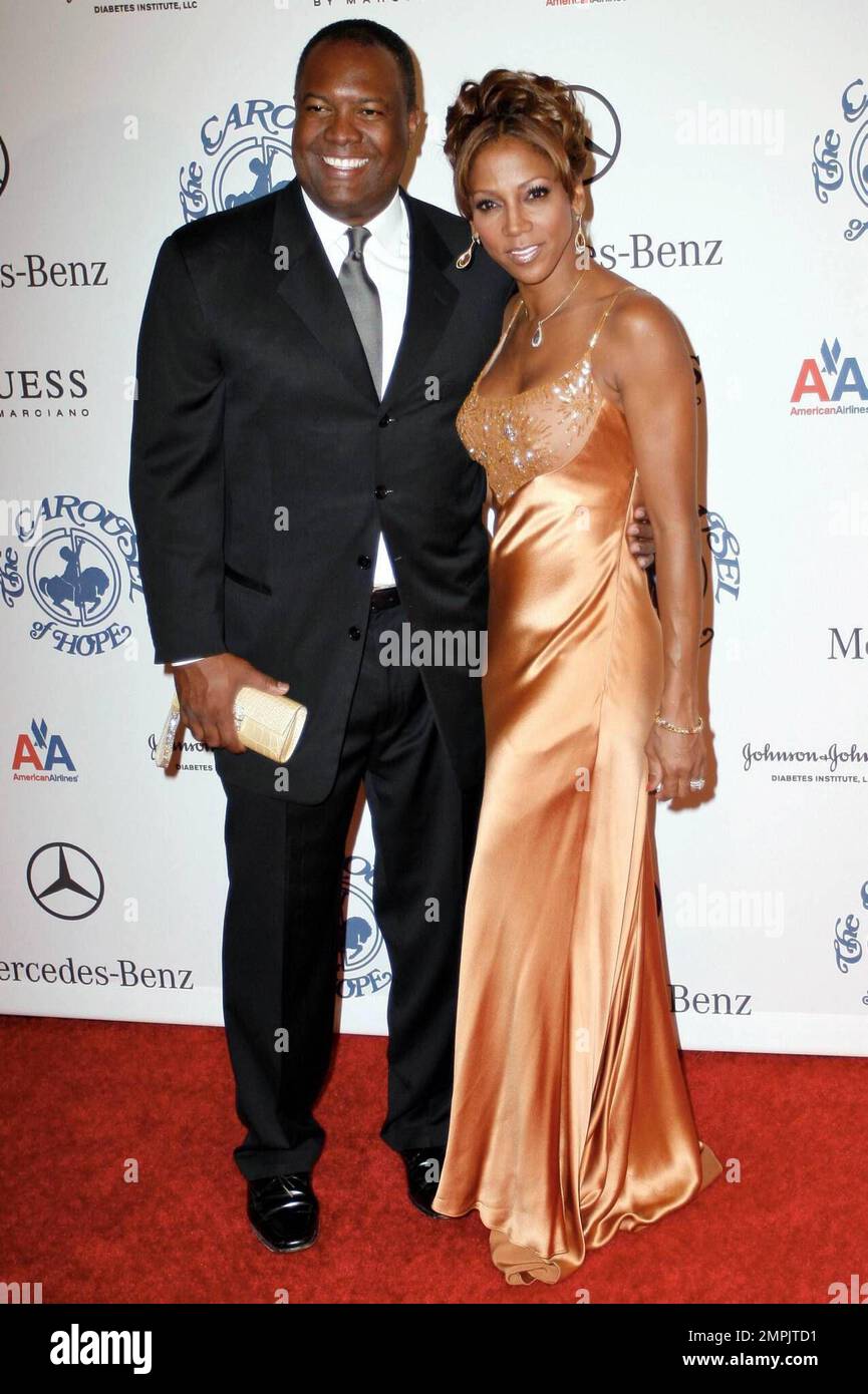 Rodney and Holly Robinson Peete arrive at Mercedes-Benz Presents The ...