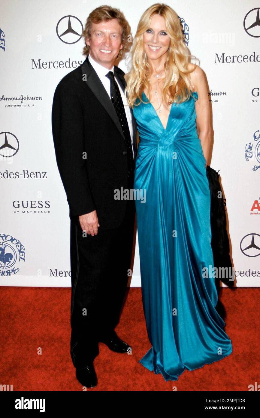 Simon Lythgoe and Alana Stewart arrive at Mercedes-Benz Presents The ...