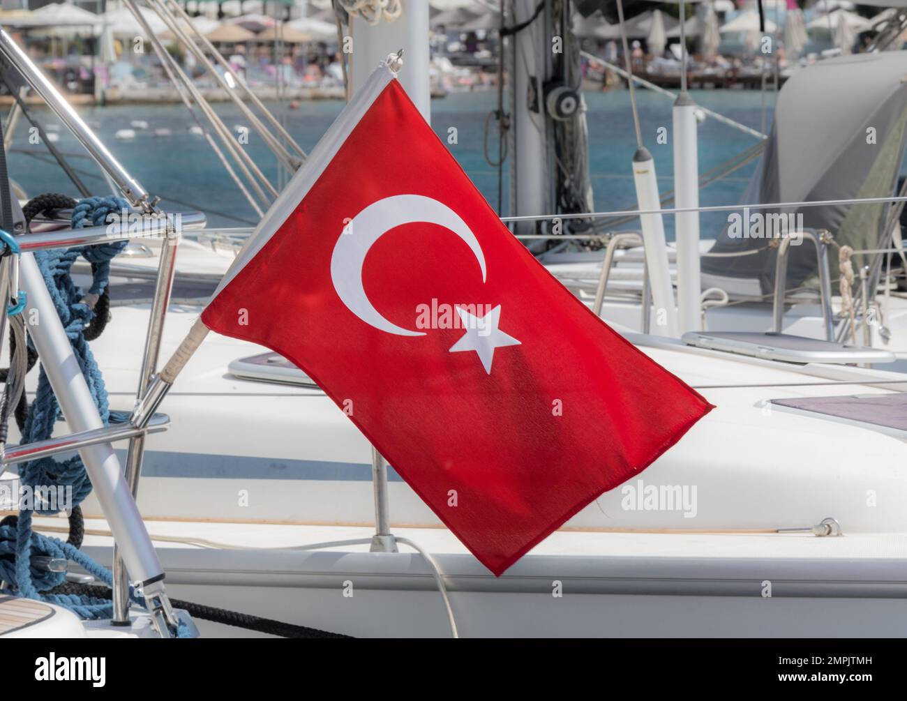 Turkish flag boat hi-res stock photography and images - Alamy