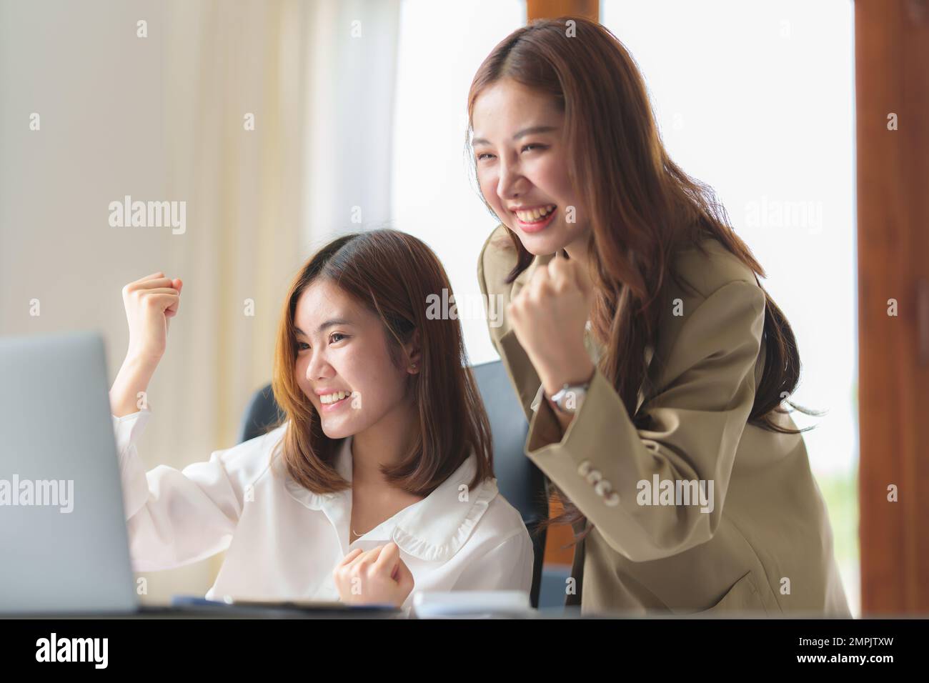 Celebrate career growth hi-res stock photography and images - Alamy