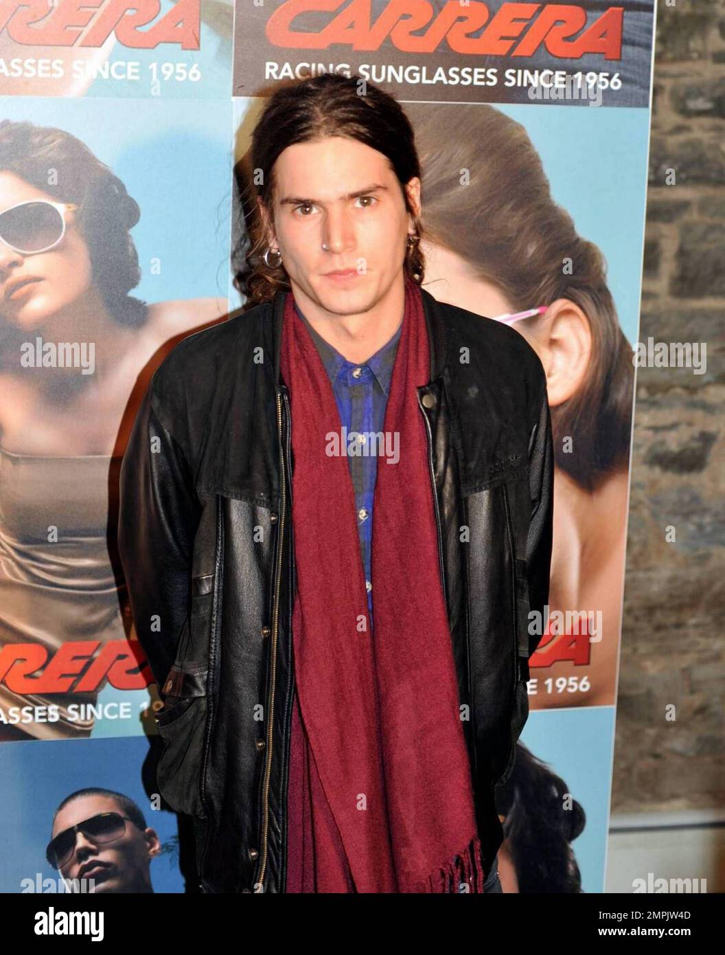 Jamie Burke attends the Carrera Vintage-Inspired Sunglasses Launch ...