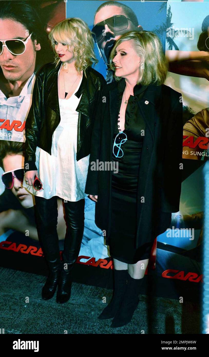 Debbie Harry and actress Taylor Momsen attend the Carrera Vintage ...