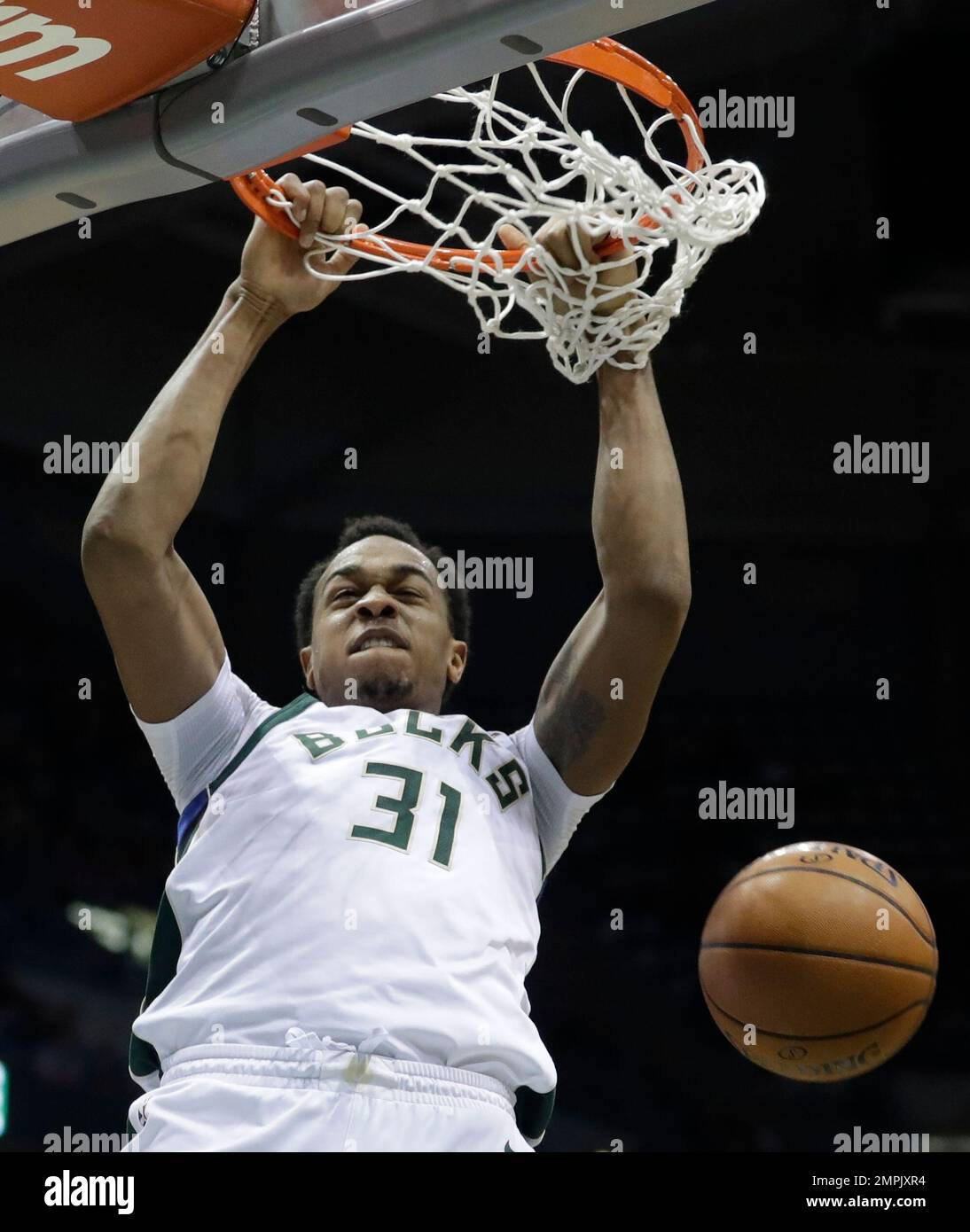 John Henson Bucks Dunk