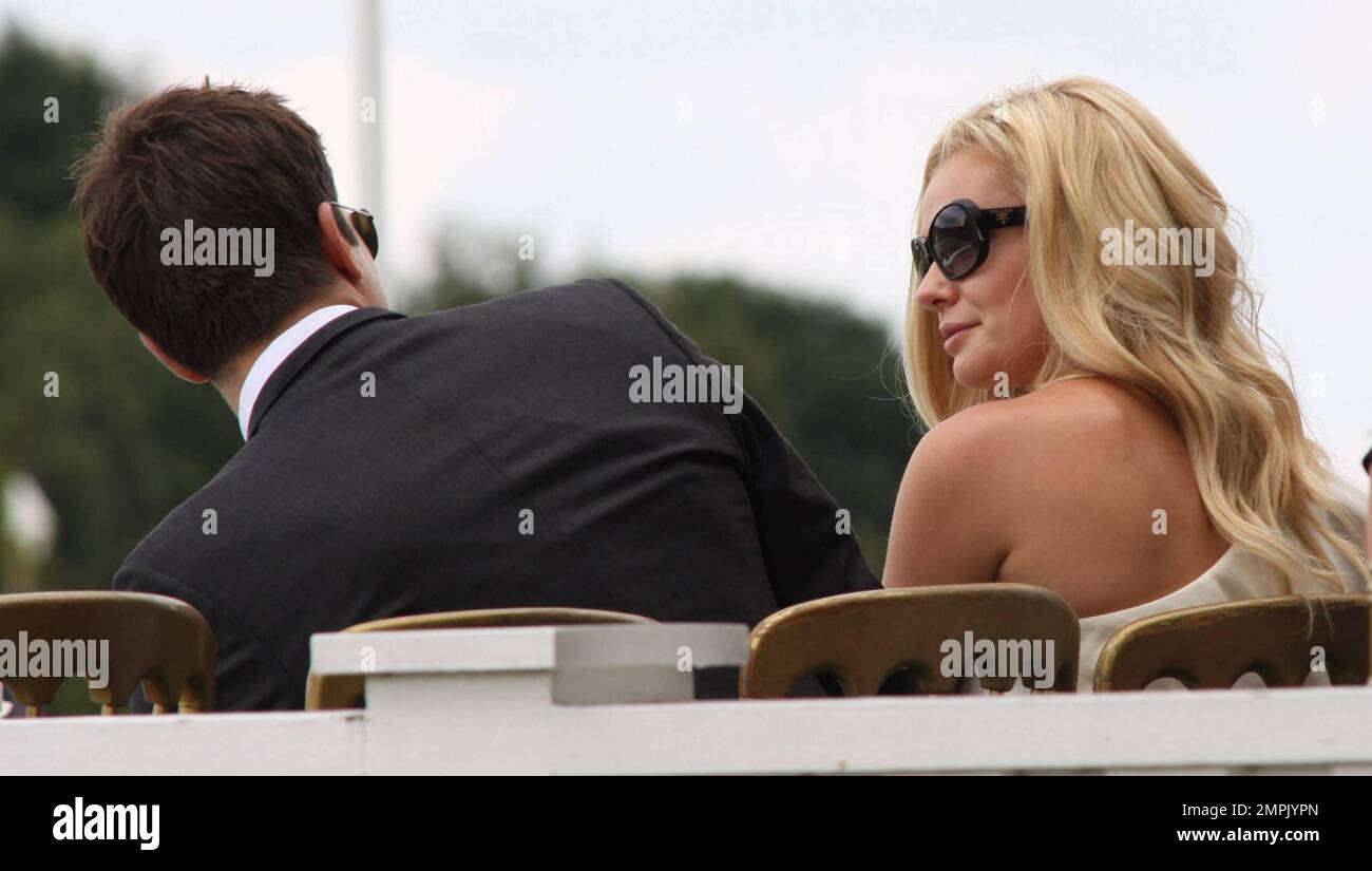 Katherine Jenkins and Gethin Jones attend the 26th Cartier ...