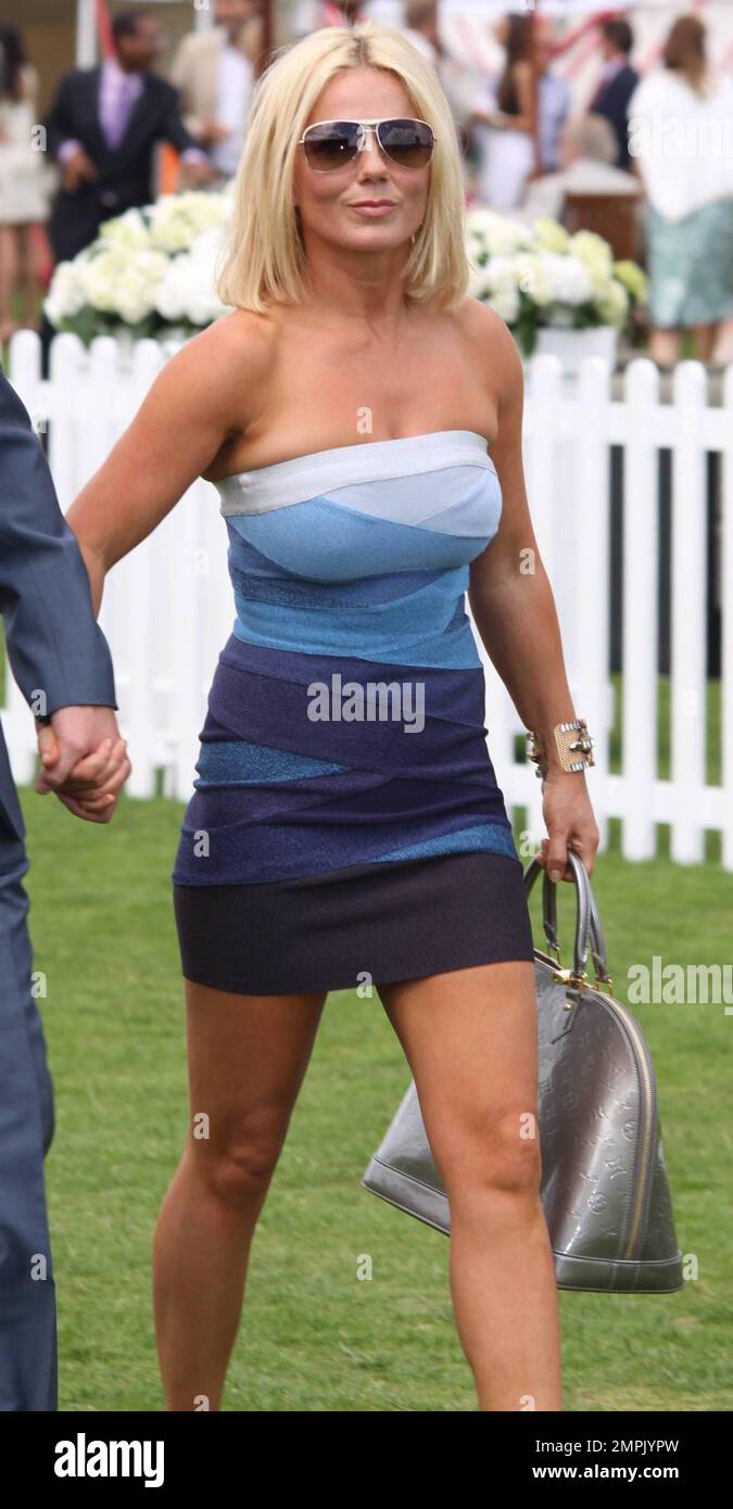 Geri Halliwell attends the 26th Cartier International Polo Day at ...