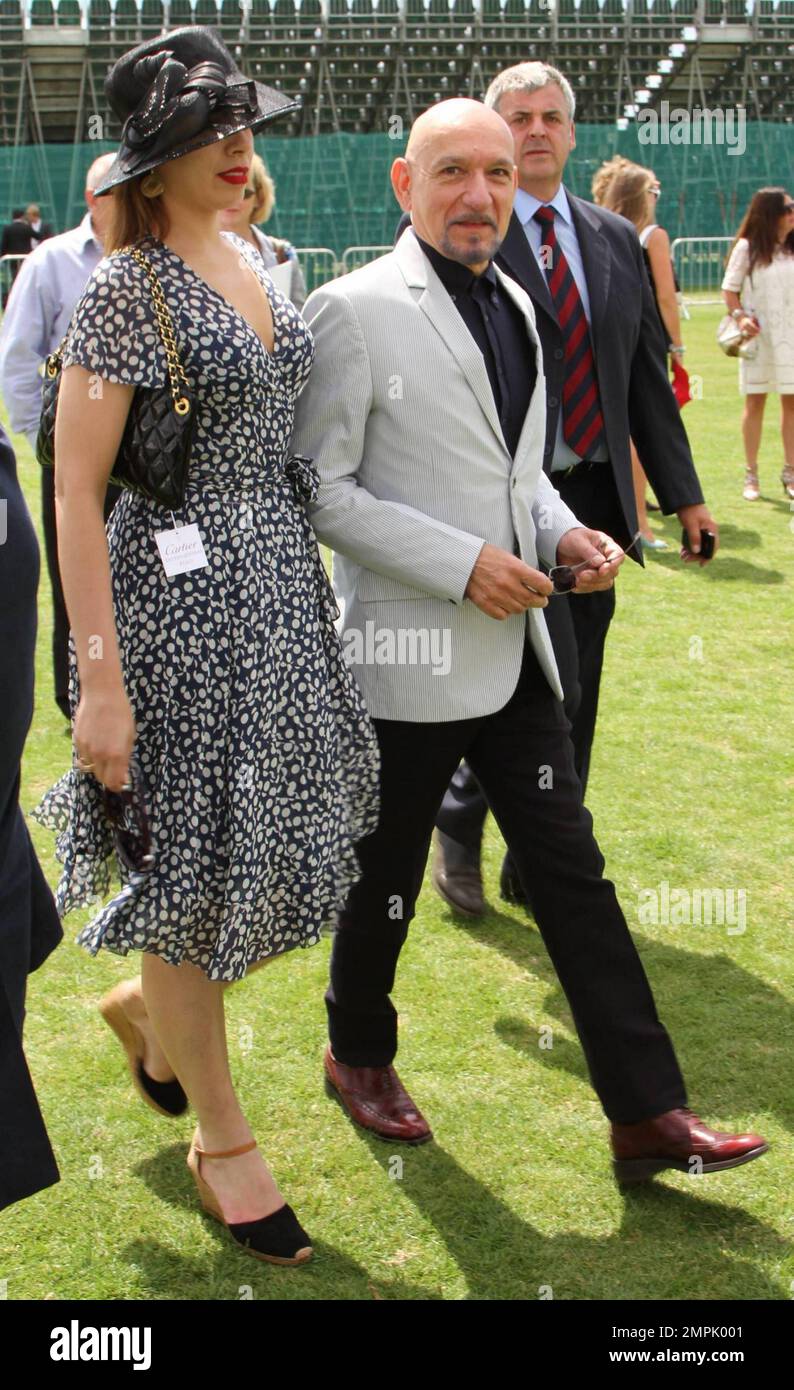 Sir Ben Kingsley and Daniela Lavender attend the 26th Cartier ...
