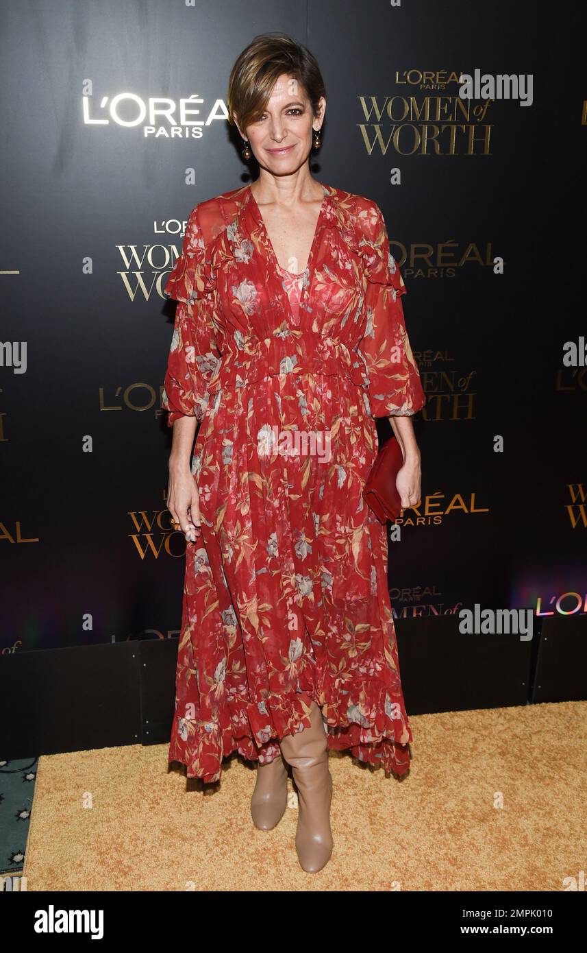 Cynthia Leive attends the L'Oreal Women of Worth Awards at the Pierre ...