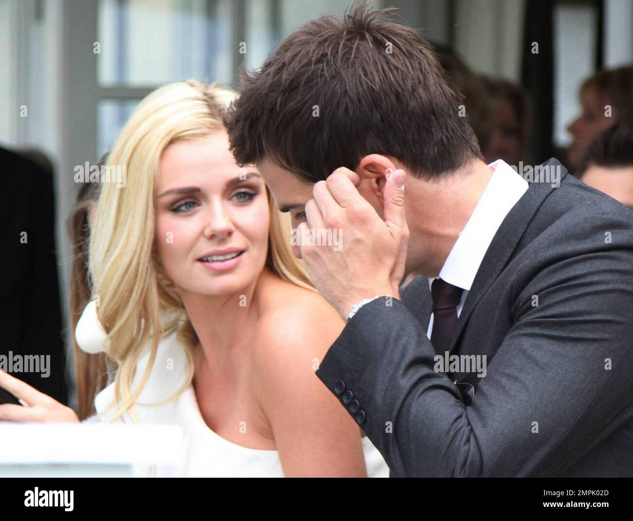 Katherine Jenkins and Gethin Jones attend the 26th Cartier ...