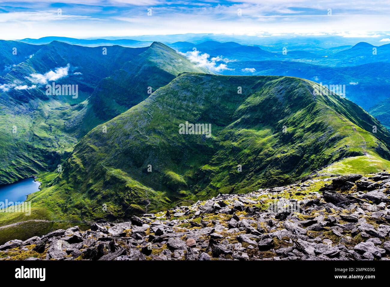 The Ring of Kerry Mountains West Ireland Stock Photo - Alamy