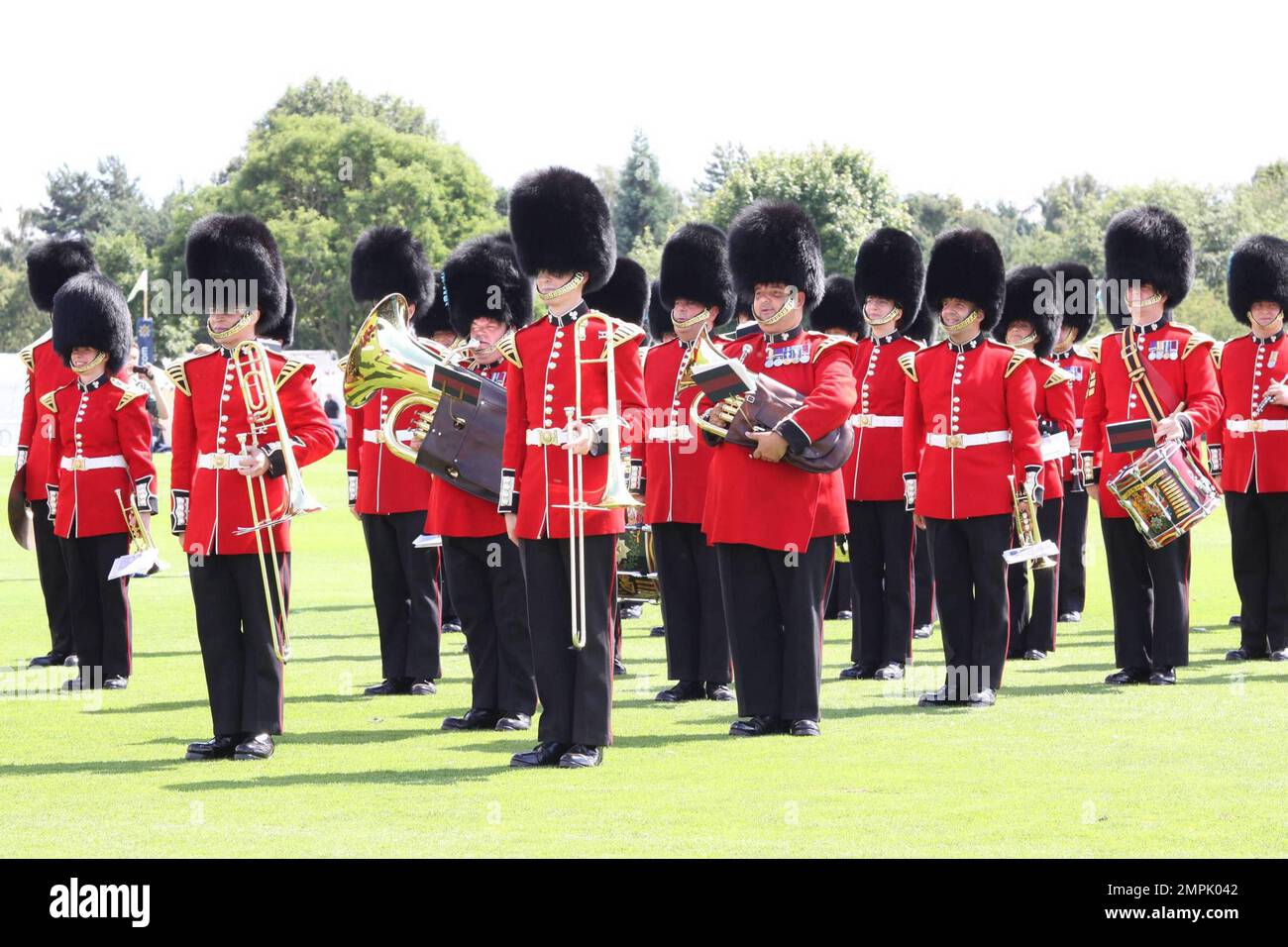 Royal Guards attend the 26th Cartier International Polo Day at Guards ...